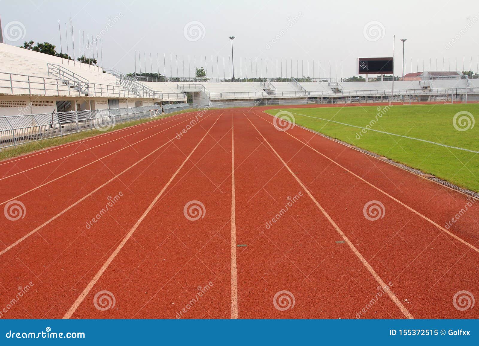 Running Track and Stadium Field Stock Image - Image of calculus, race ...