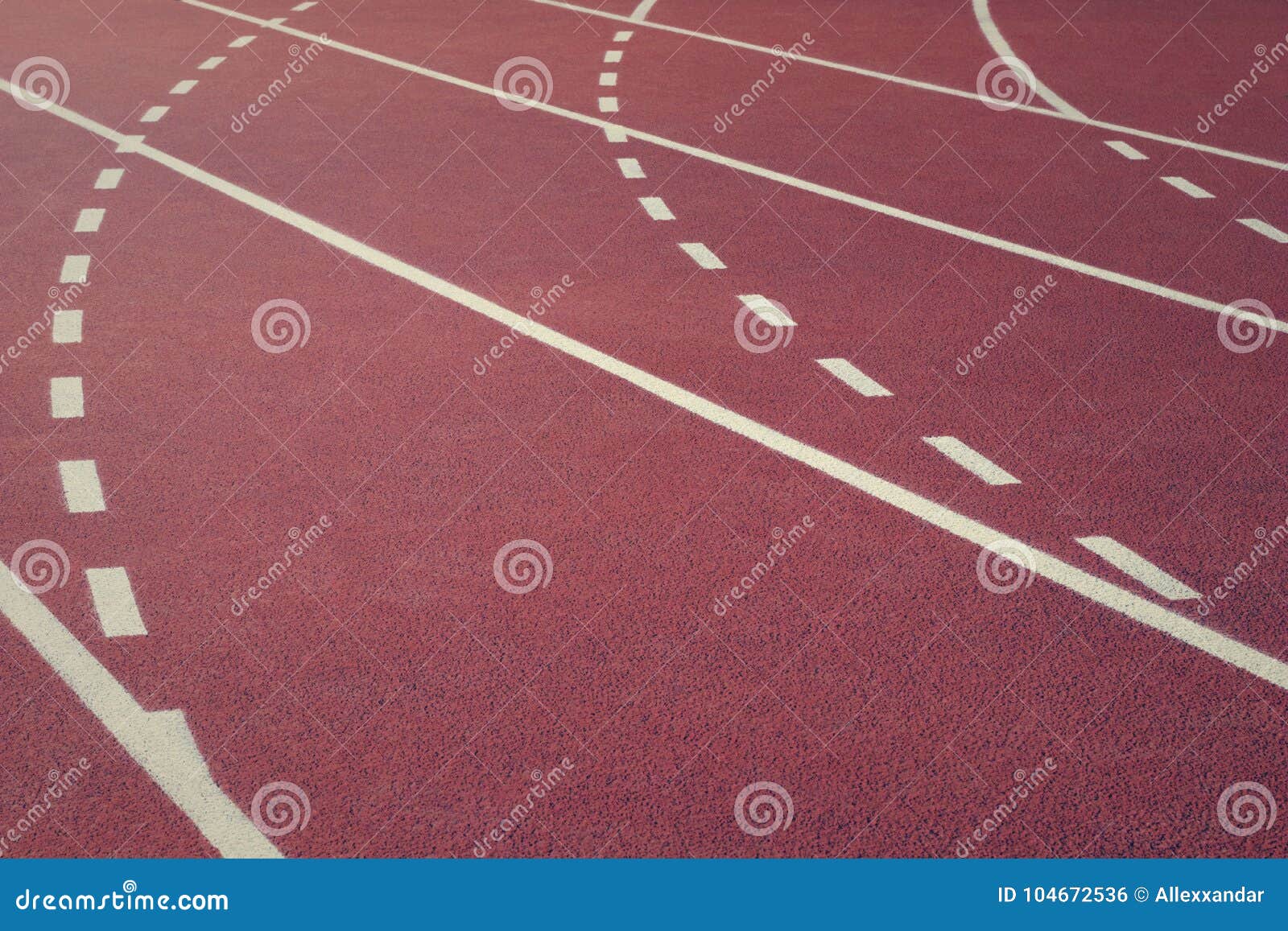 Running Track on Stadium. Red Running Track. Sport Background Stock ...