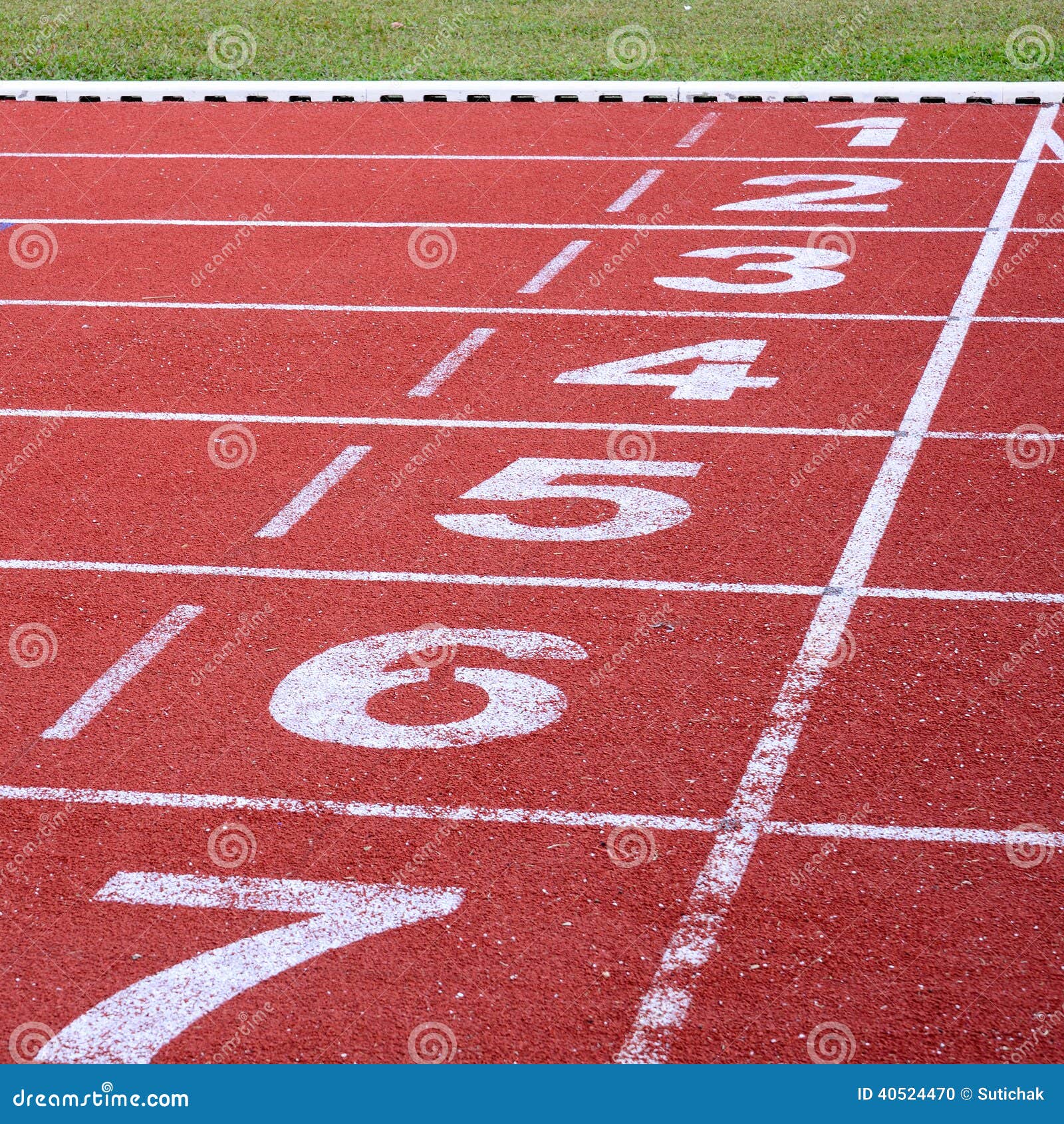 Running track stock photo. Image of finishing, line, perspective - 40524470