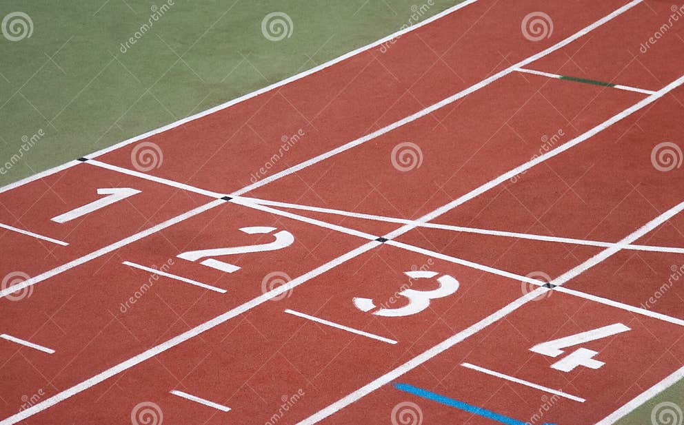 Running track start line stock photo. Image of sport, competitive - 6648656