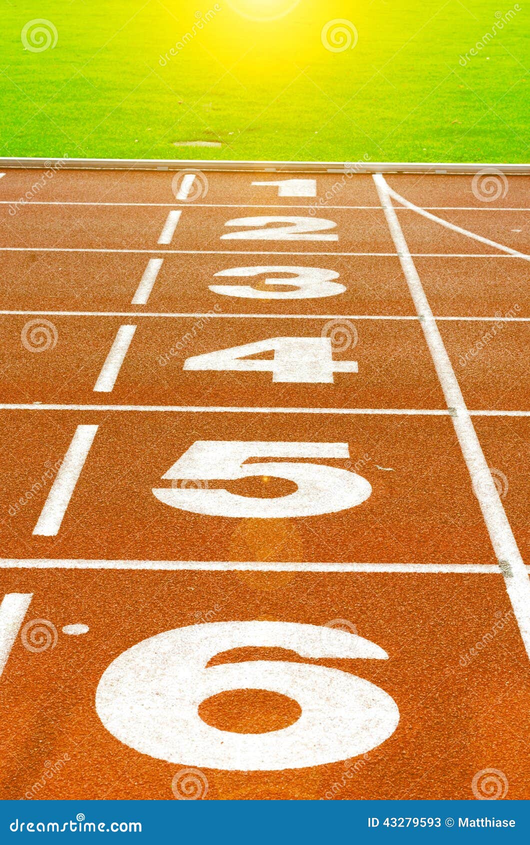 Running track in sunset stock image. Image of artificial - 43279593