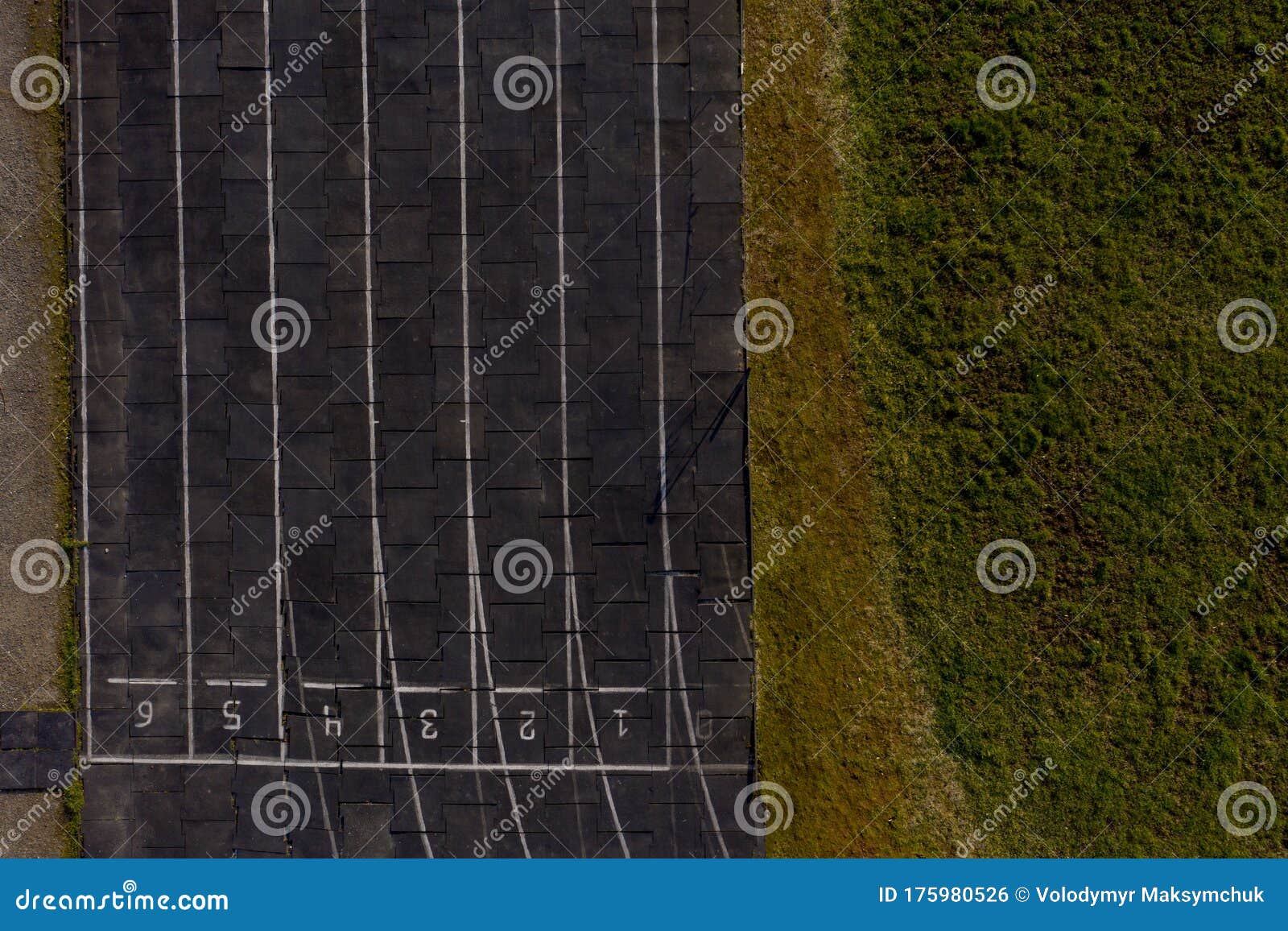 Running Track Texture with Lane Numbers, Running Track Background Stock ...