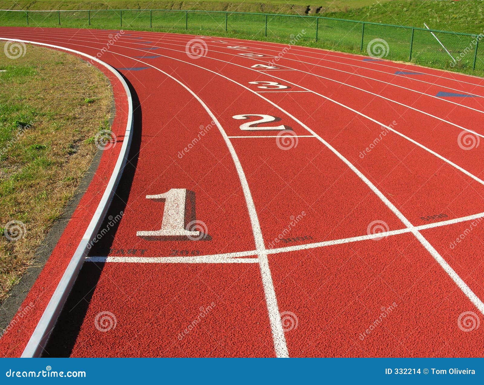 Running track turn. stock photo. Image of lines, running - 332214