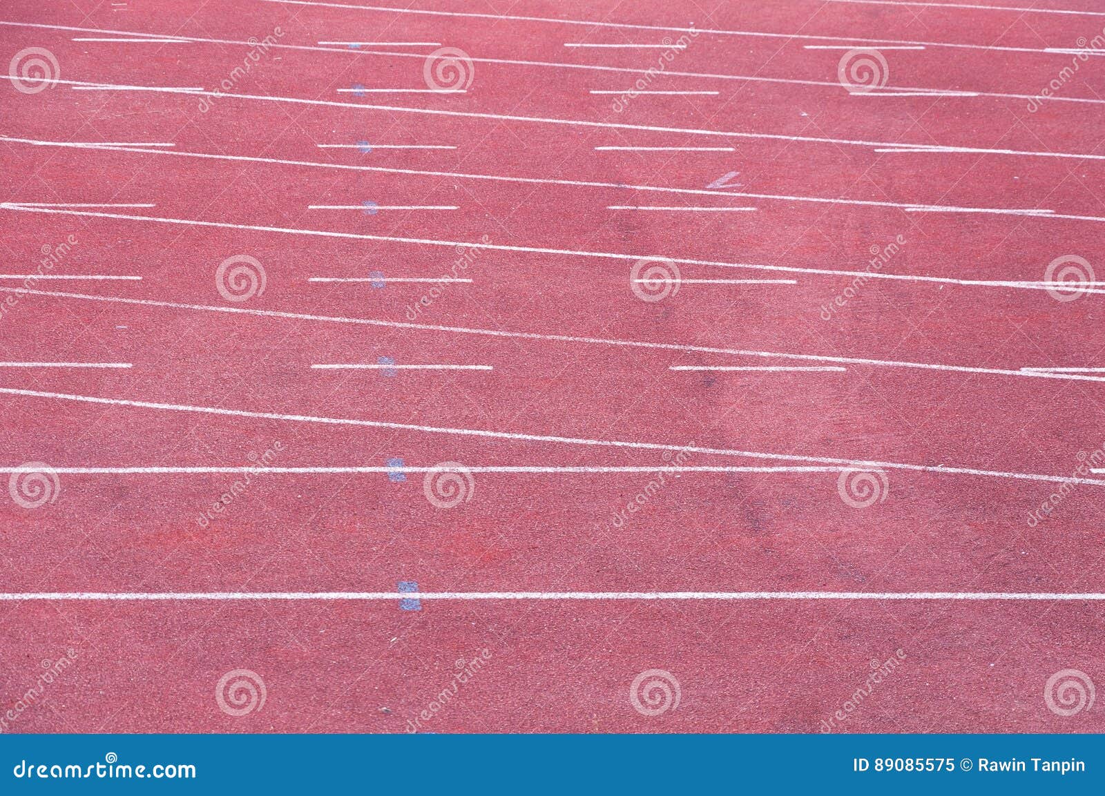 Running Track with White Line Texture Stock Image - Image of empty ...