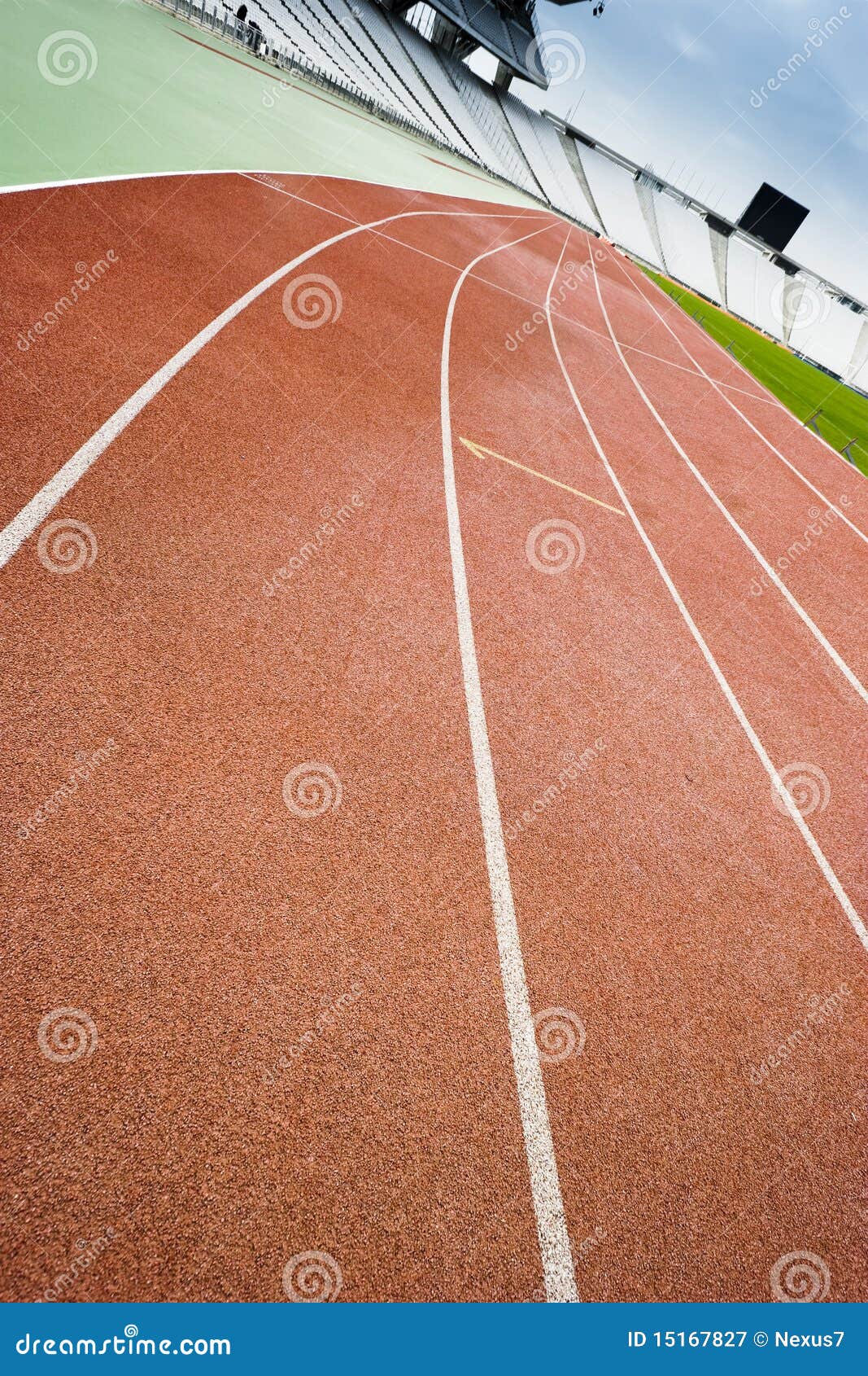 Running Tracks stock image. Image of determination, perspective - 15167827