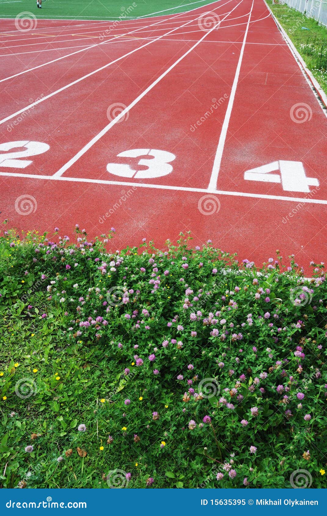 Running tracks stock image. Image of healthy, individual - 15635395
