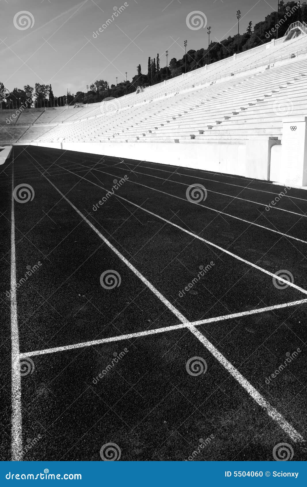 Running tracks stock photo. Image of track, empty, championship - 5504060
