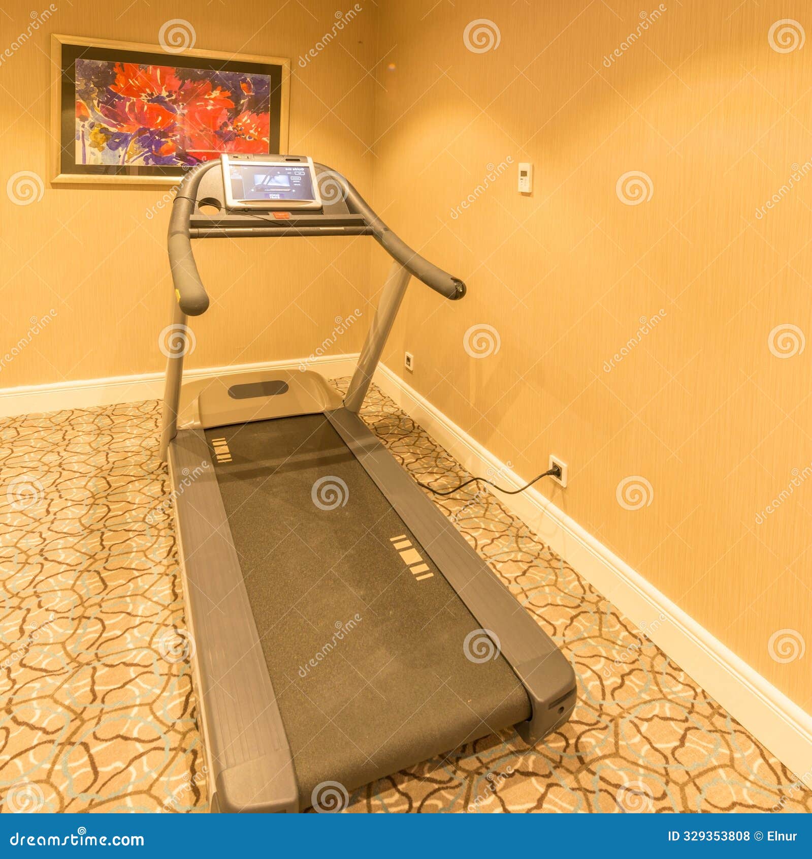 Running Treadmill at the House Stock Photo - Image of club, activity ...