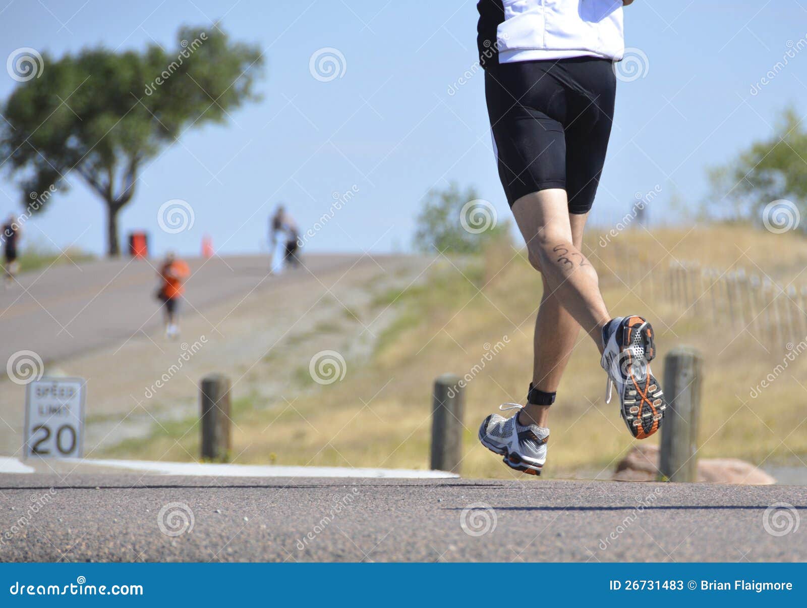 Running Triathlete stock image. Image of triathlon, adventure - 26731483