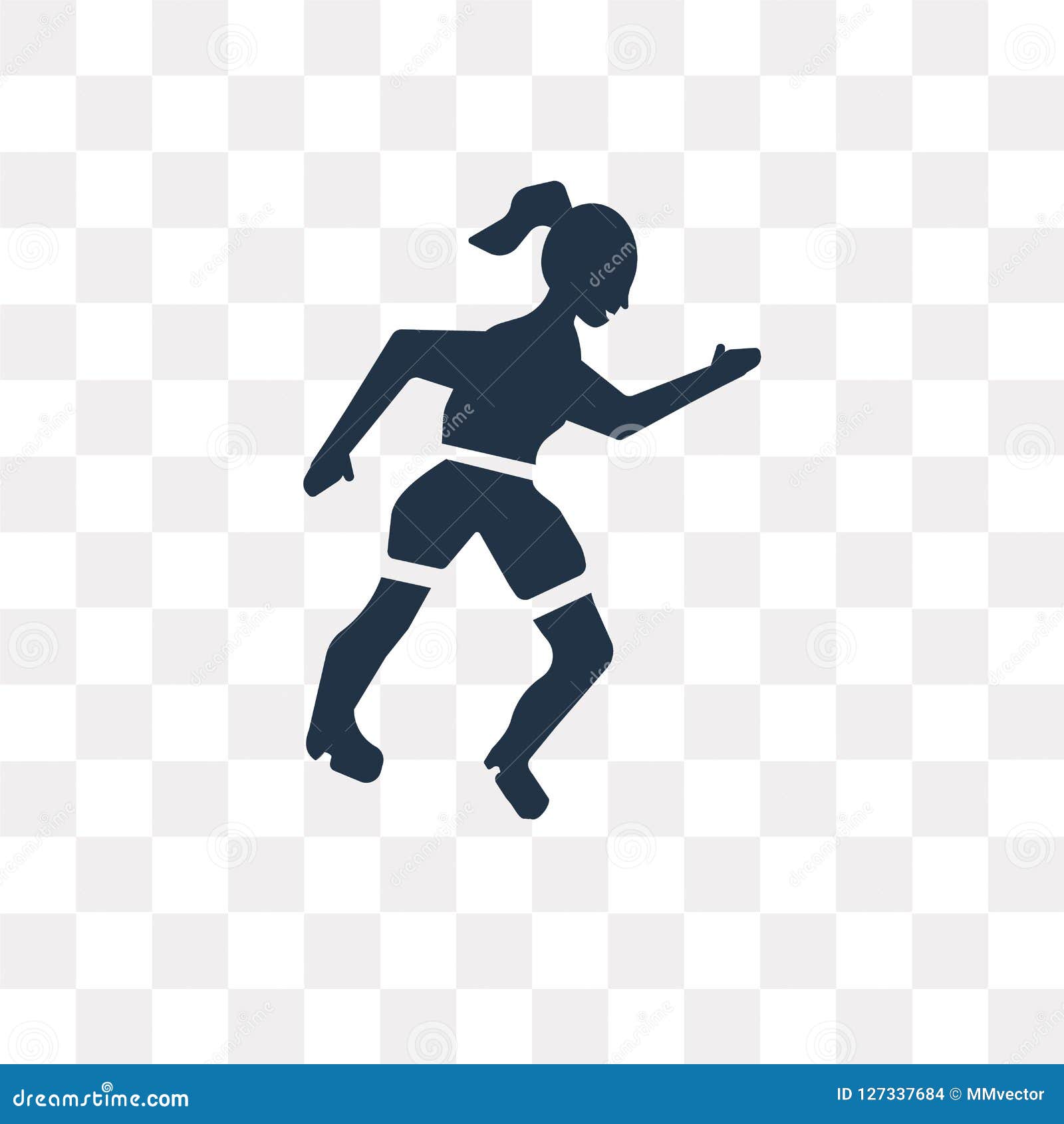 Running Vector Icon Isolated on Transparent Background, Running Stock ...