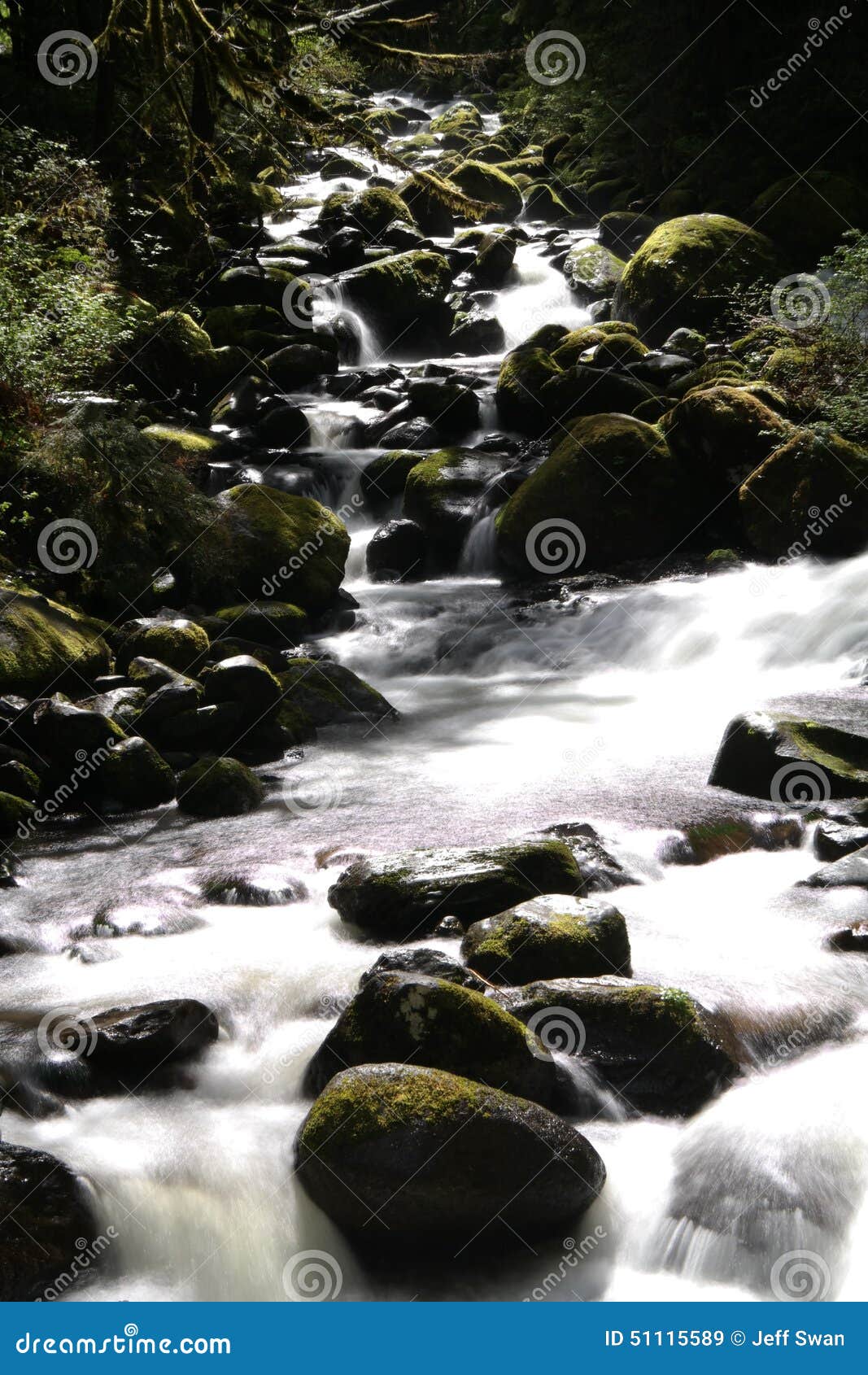 Running water stock image. Image of nature, boulder, alpine - 51115589