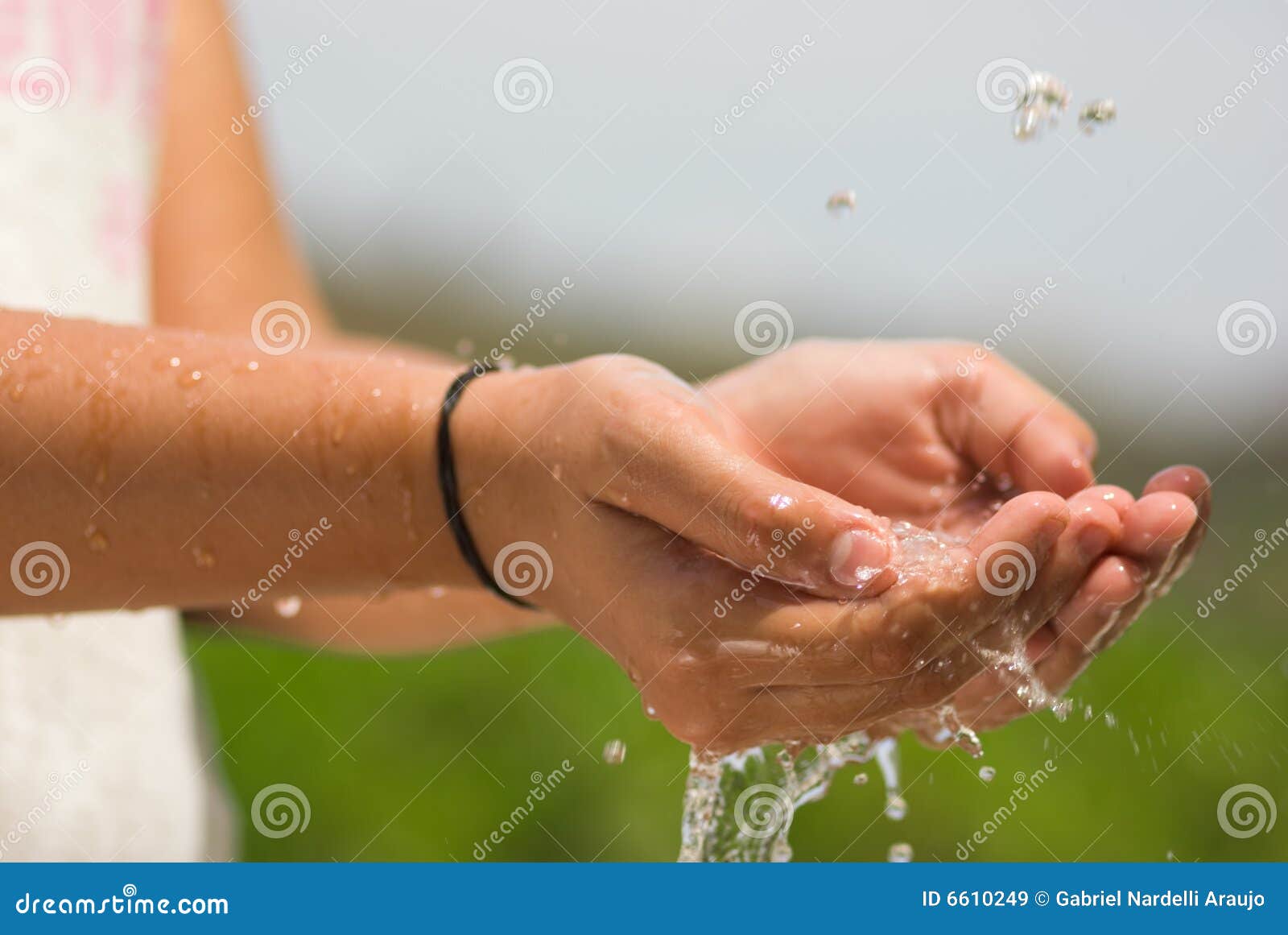 Running water and hands stock image. Image of horizontal - 6610249