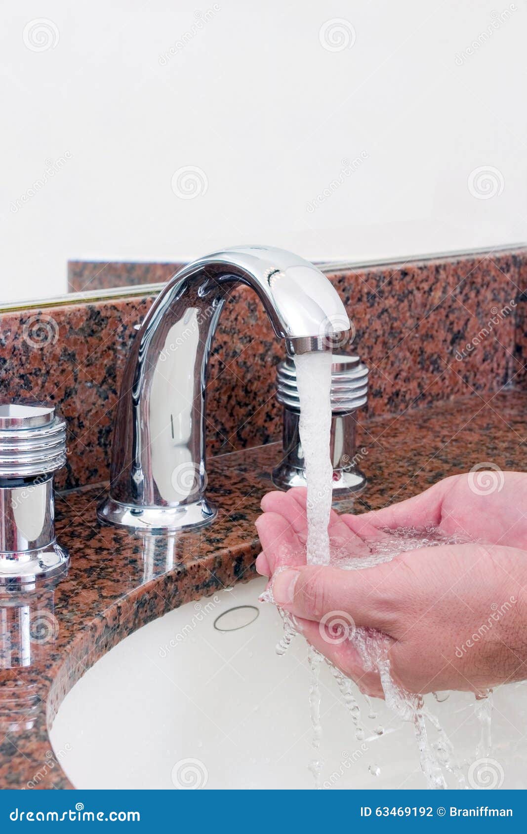 Running Water through Hands Stock Photo - Image of drip, flowing: 63469192