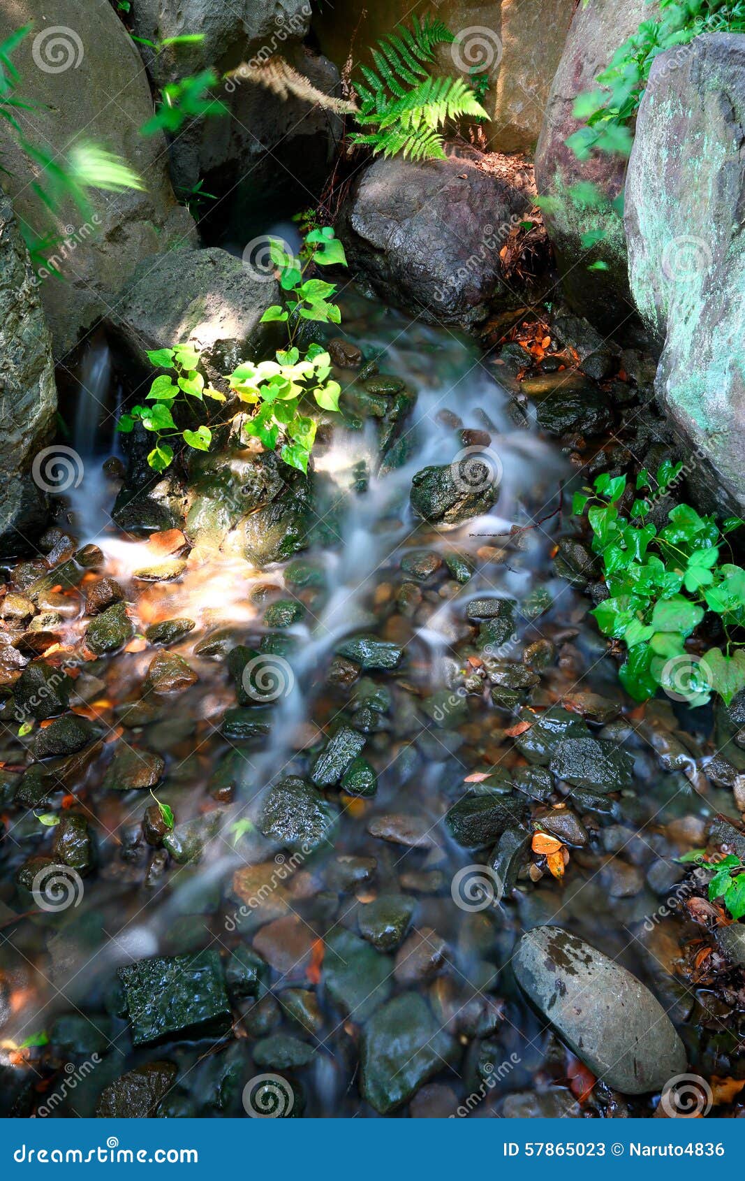 Running water over rocks stock image. Image of rivers - 57865023