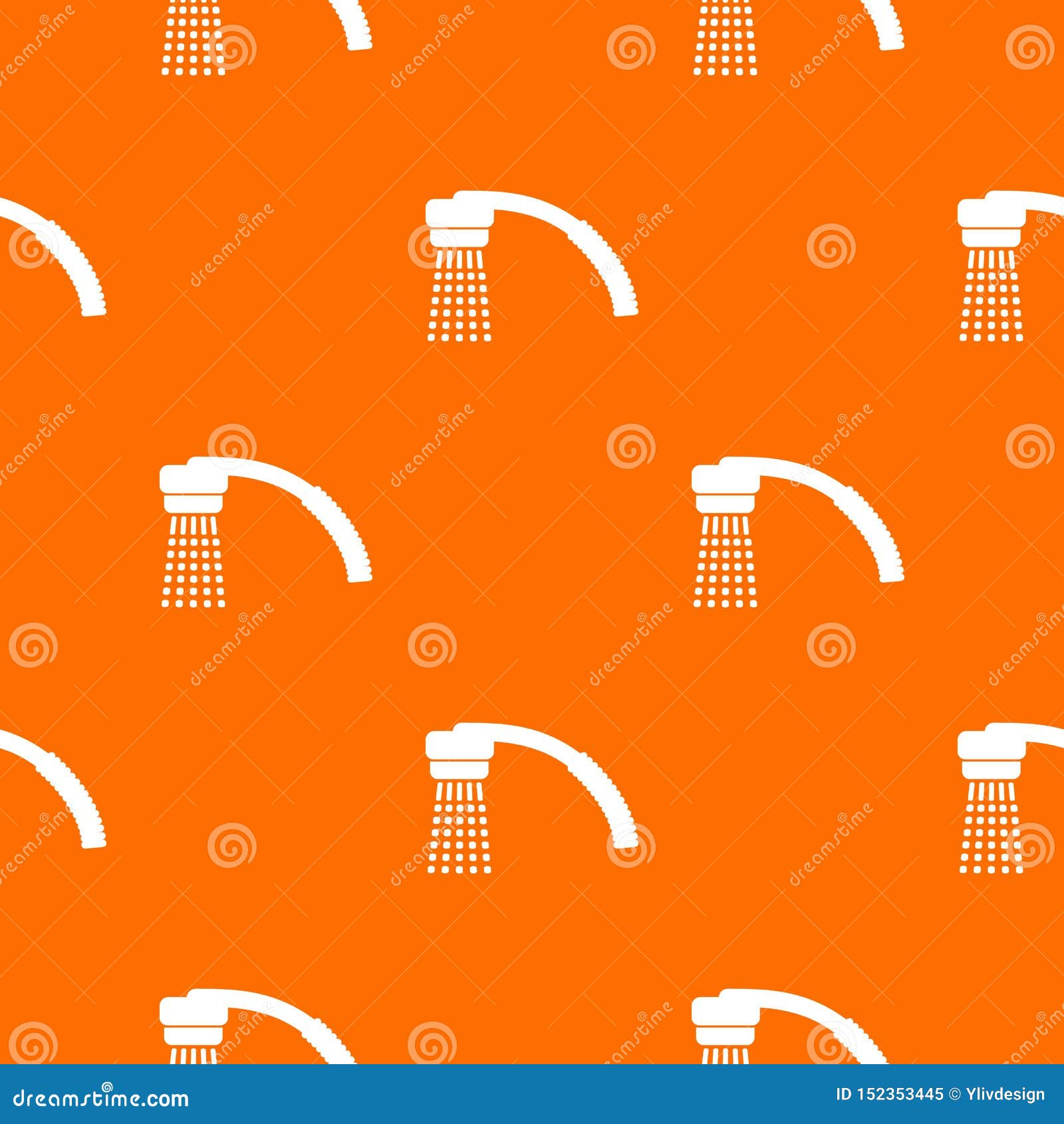 Running Water Pattern Vector Orange Stock Vector - Illustration of logo ...