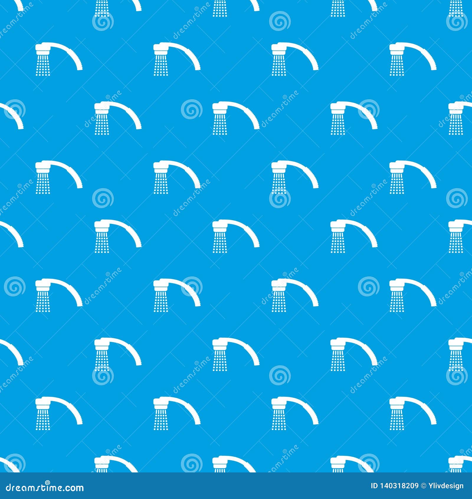 Running Water Pattern Vector Seamless Blue Stock Vector - Illustration ...