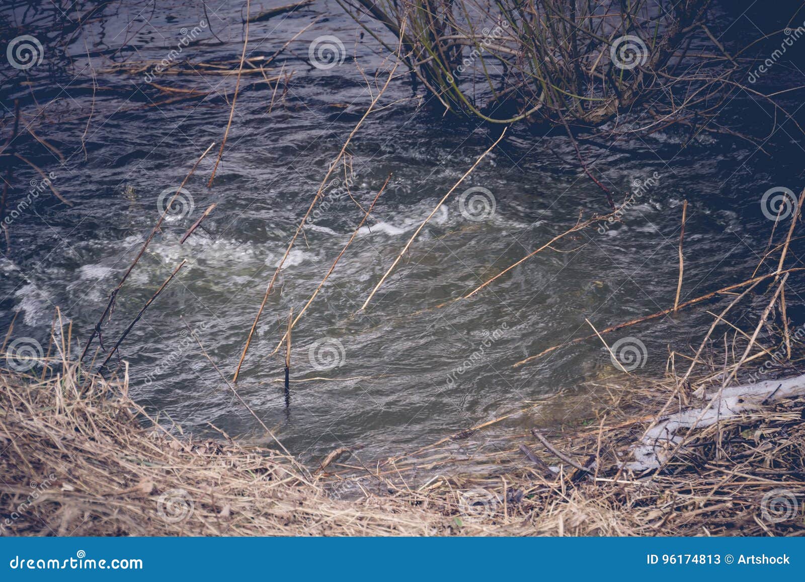 Running Water in the River stock image. Image of streaming - 96174813