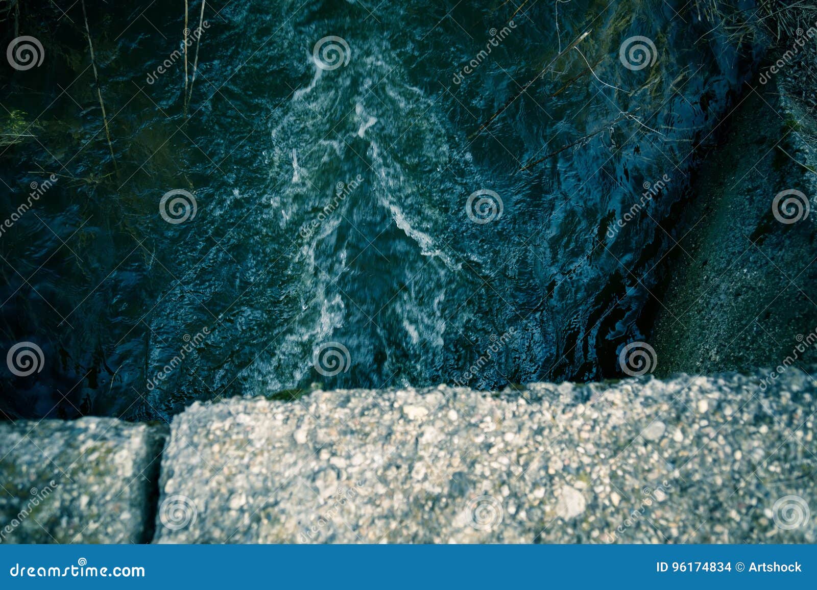 Running Water in the River stock photo. Image of water - 96174834