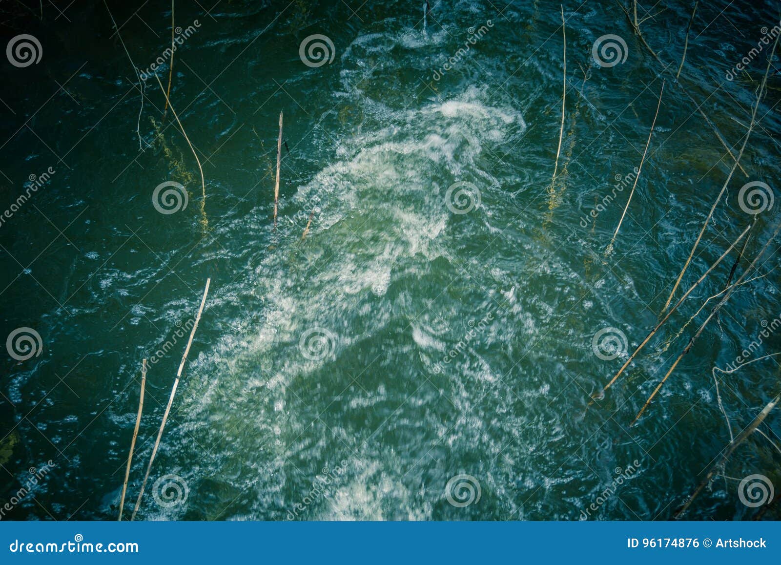 Running Water in the River stock photo. Image of stream - 96174876