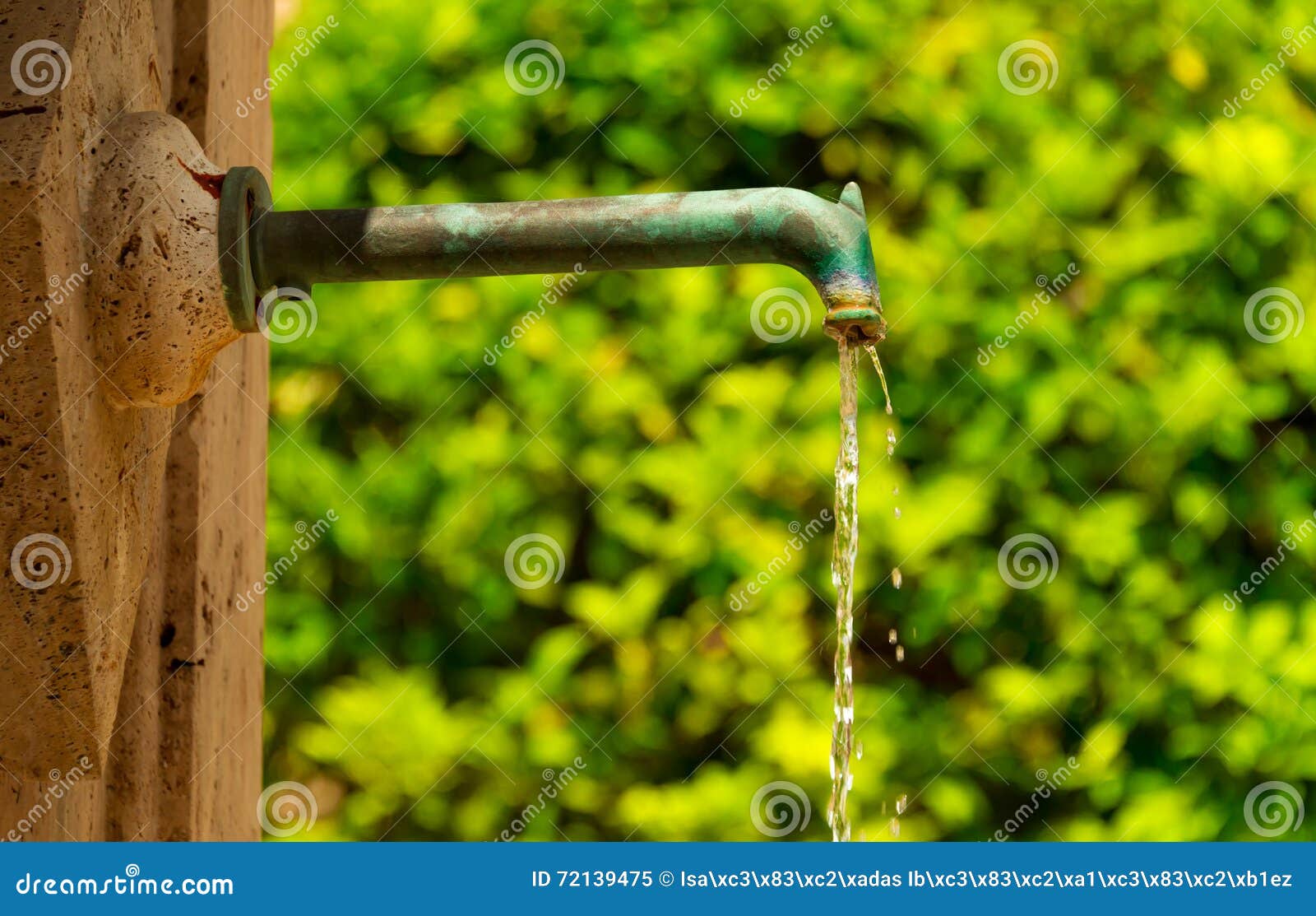 Running water stock image. Image of obsolete, drinkable - 72139475
