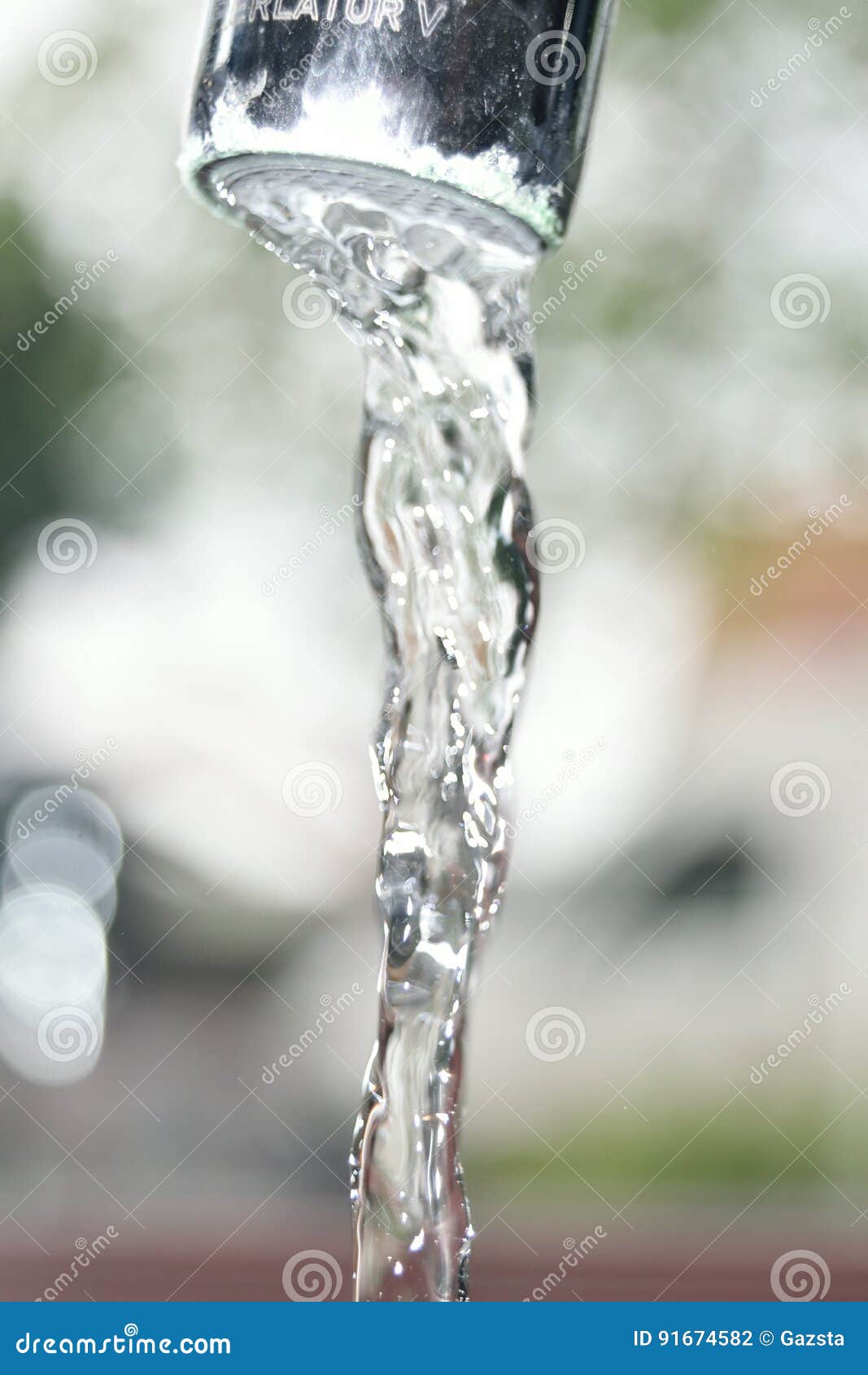 Running water tap stock photo. Image of drink, watering - 91674582
