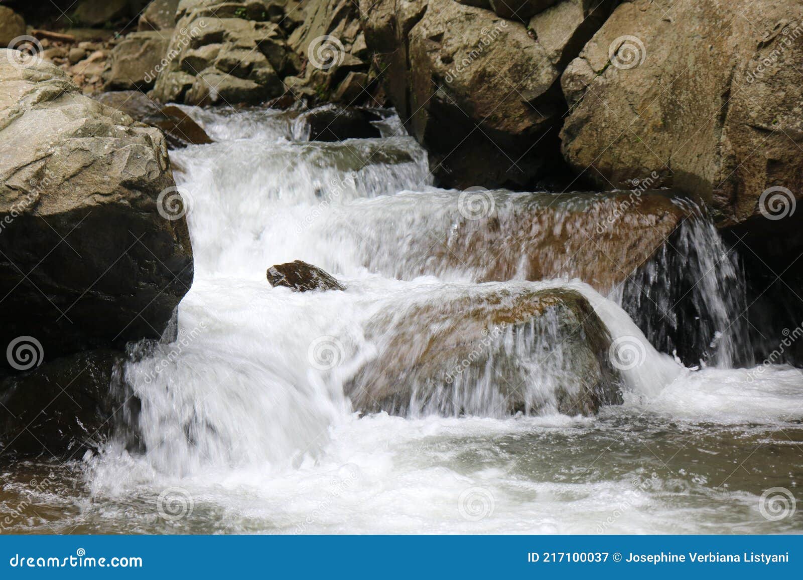 Running Water from Waterfalls Stock Image - Image of geology, running ...