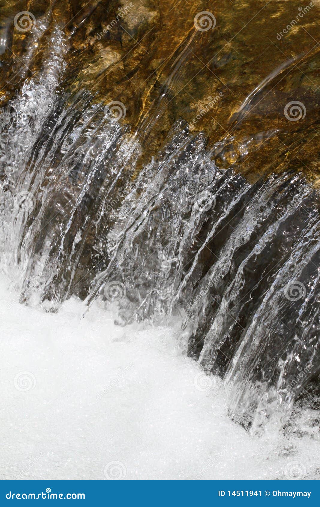 Running waterfall stock image. Image of hong, garden - 14511941