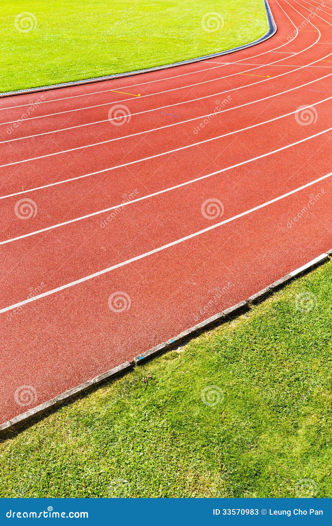 Running way stock image. Image of field, recreation, track - 33570983