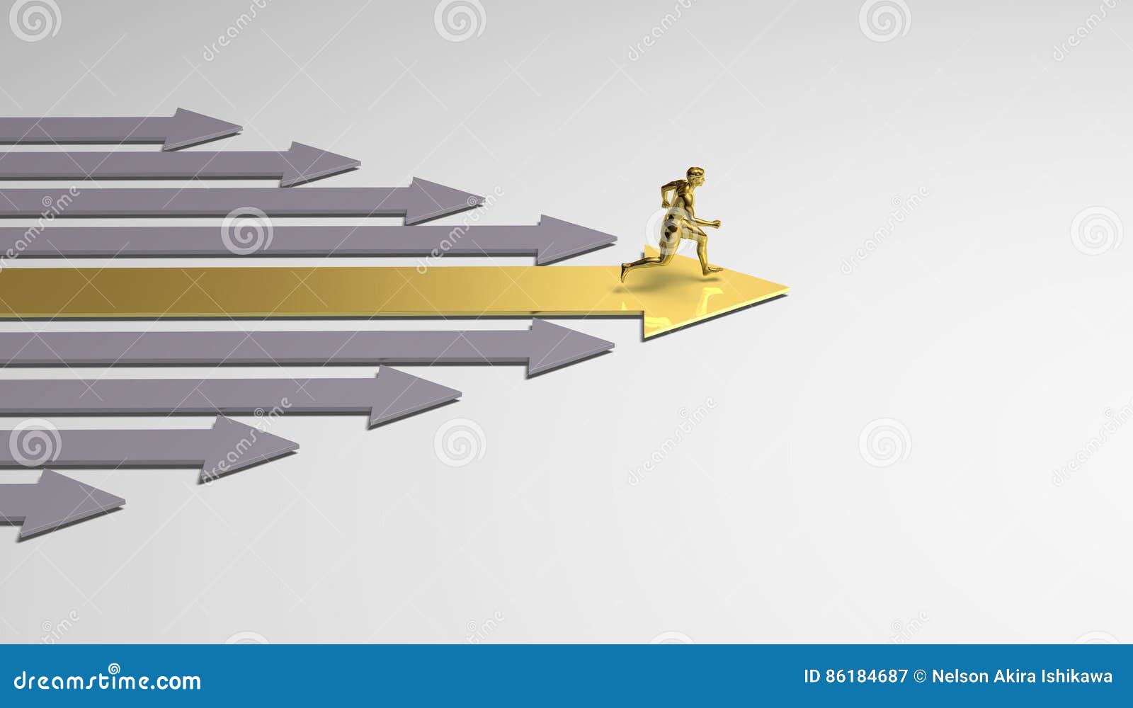 Running winner stock illustration. Illustration of concept - 86184687