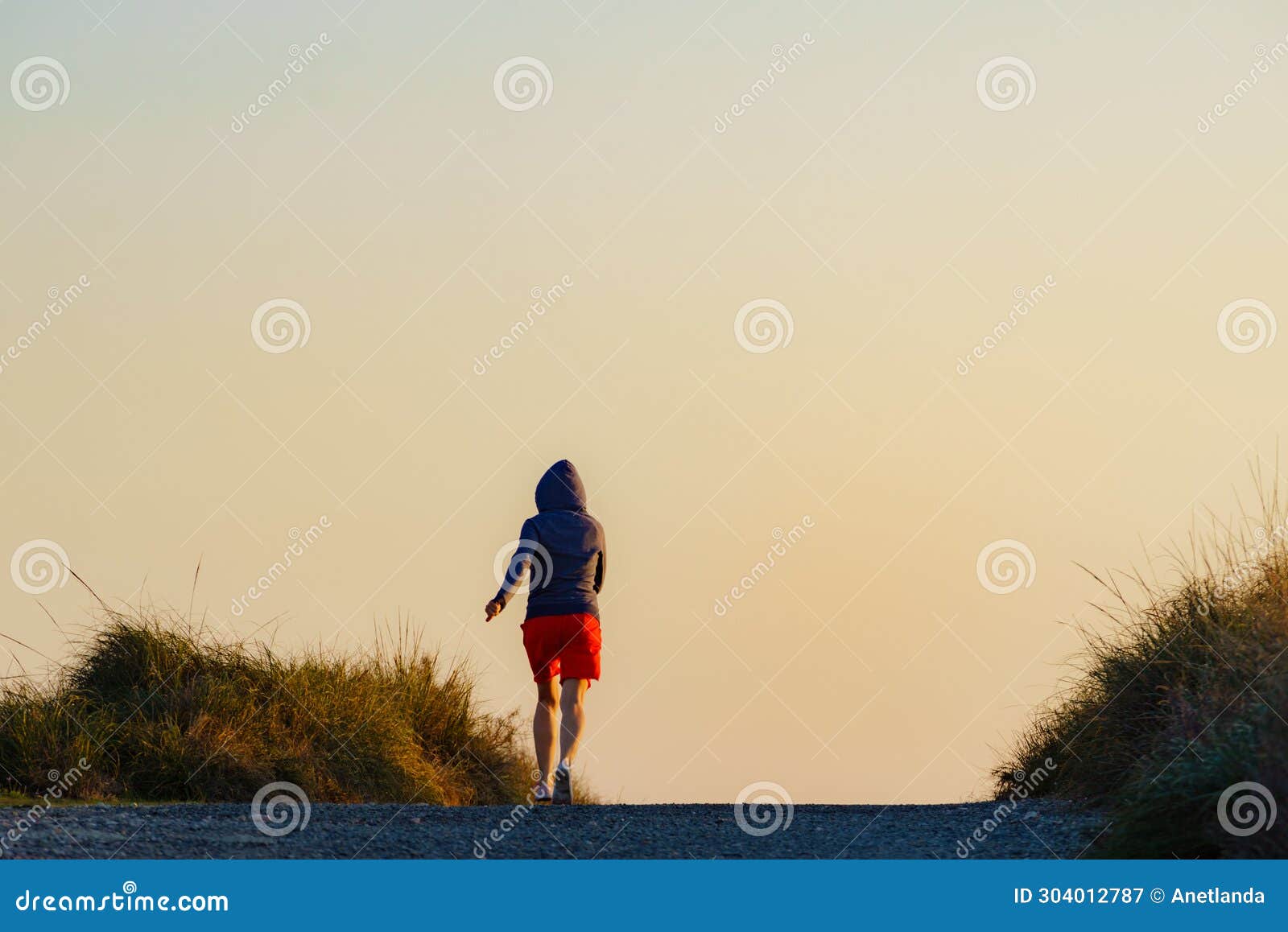 Running woman back view stock image. Image of outdoor - 304012787