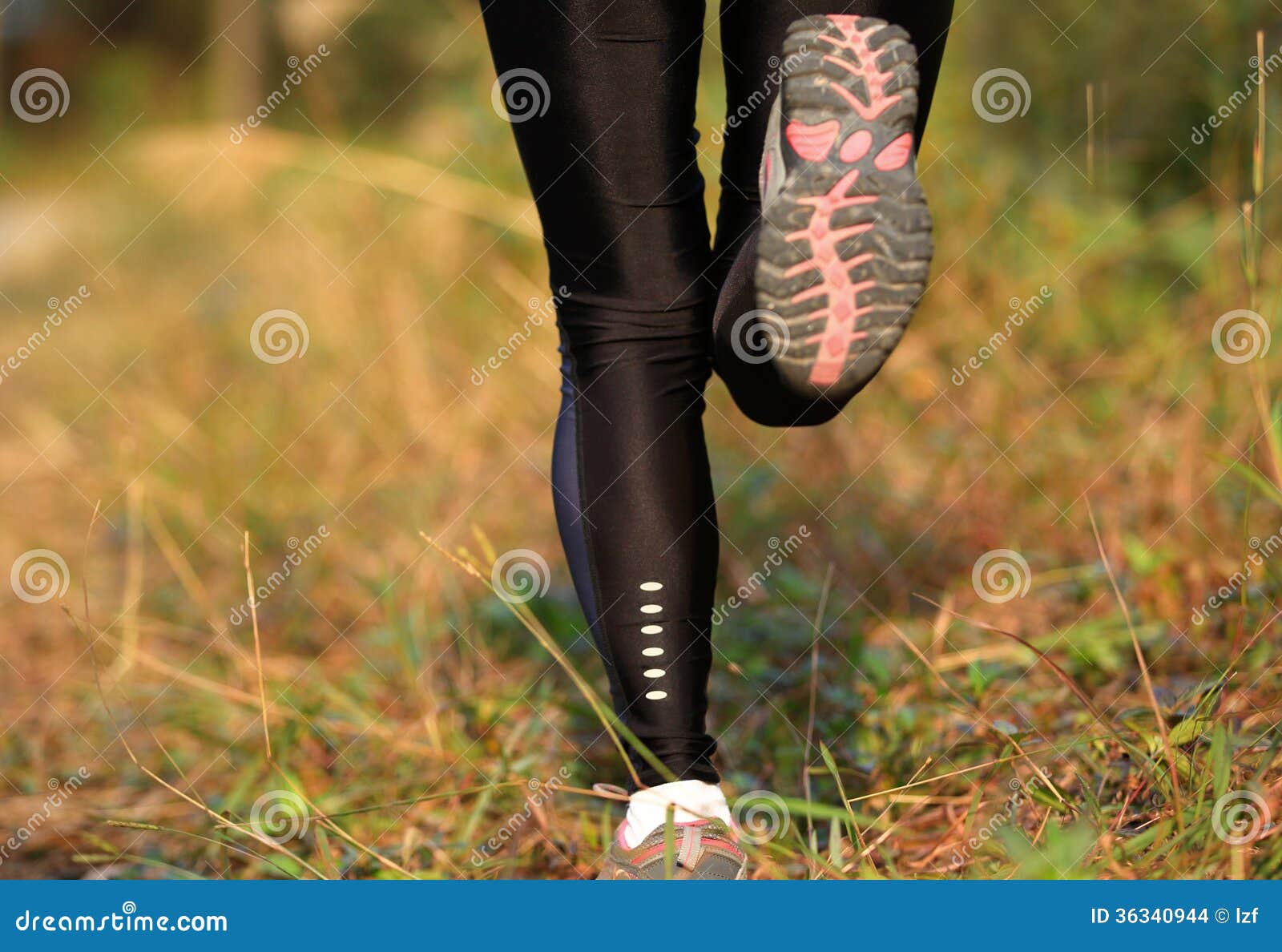 Running woman runner feet stock photo. Image of copy - 36340944