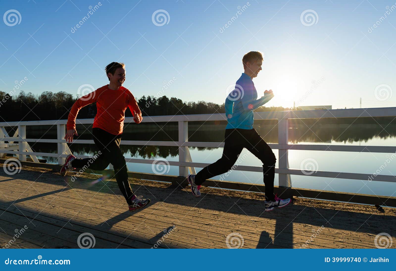Running women stock photo. Image of smile, runner, morning - 39999740