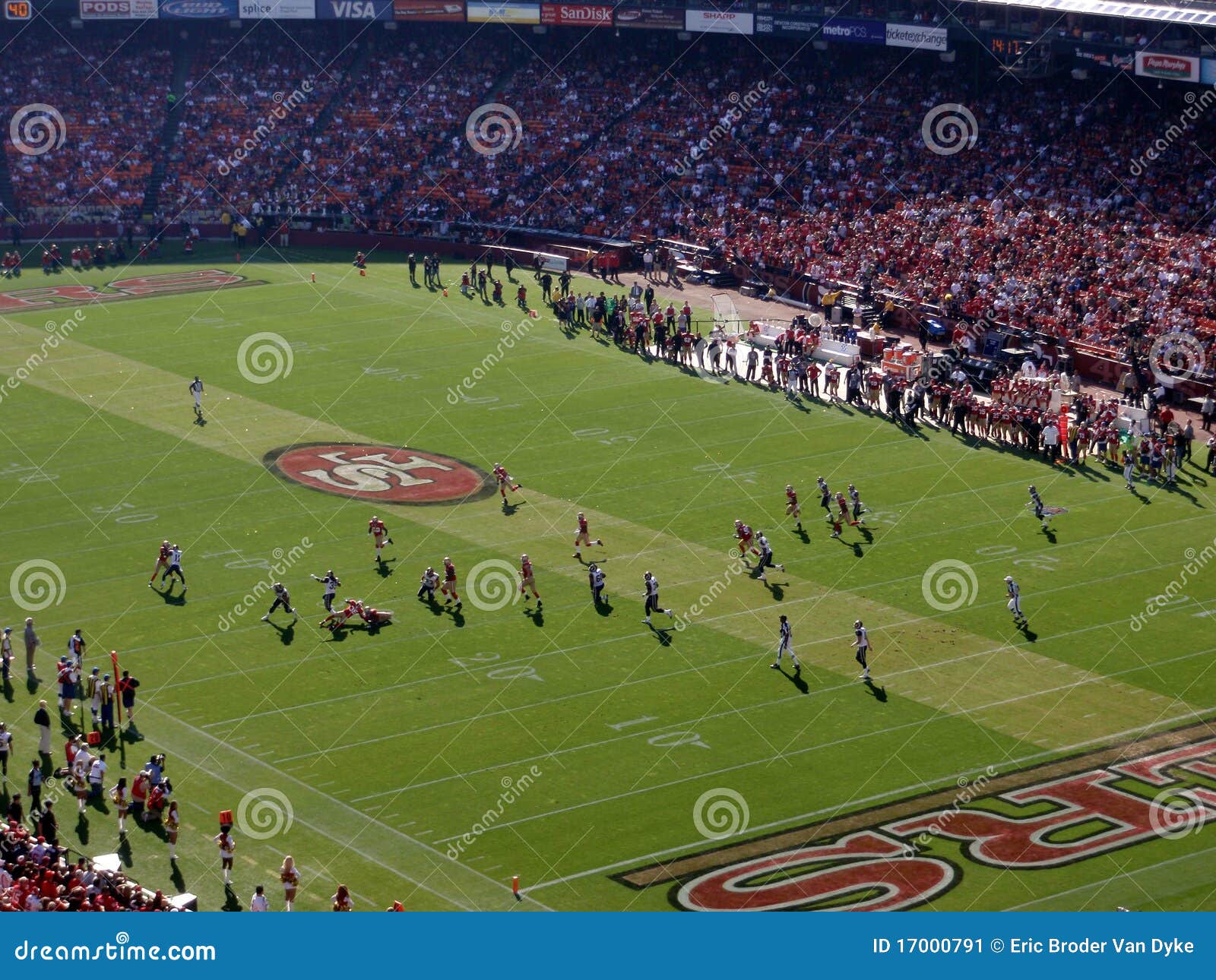 Runningback Steve Jackson Breaks Tackle As he Runs Editorial Photo ...