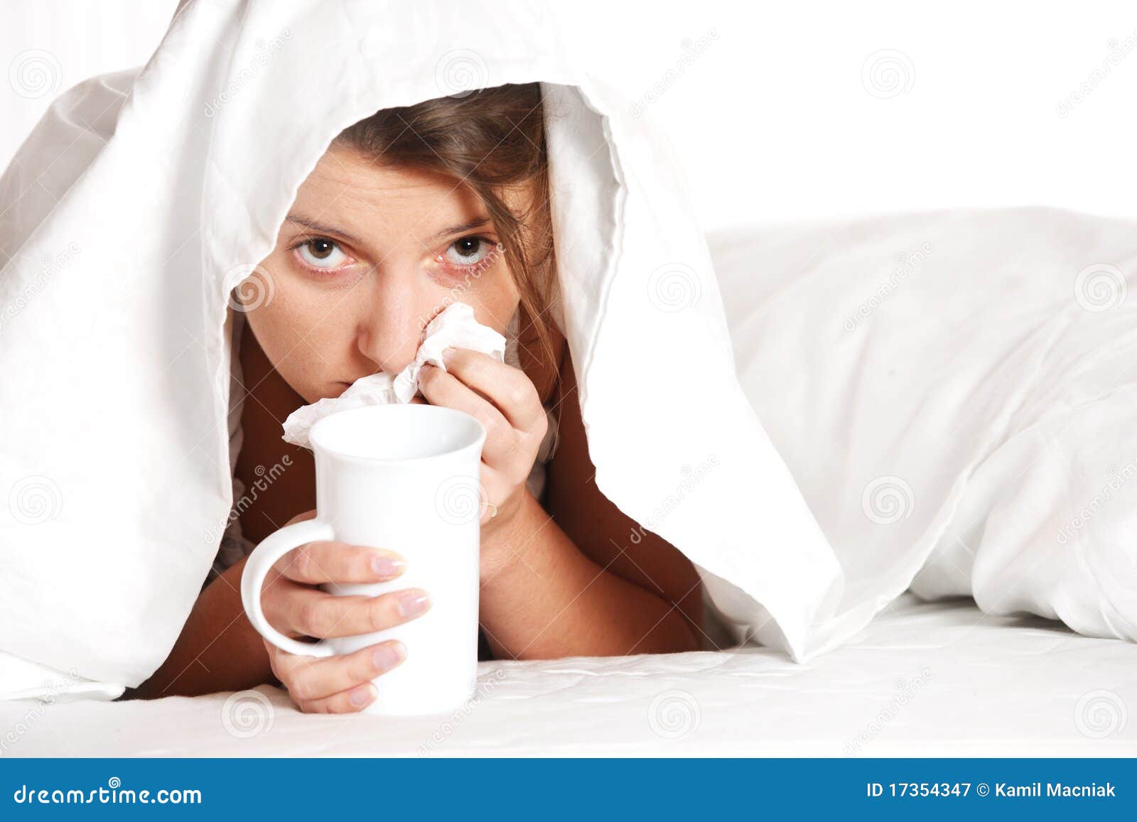 Runny nose stock image. Image of health, nose, indoor - 17354347