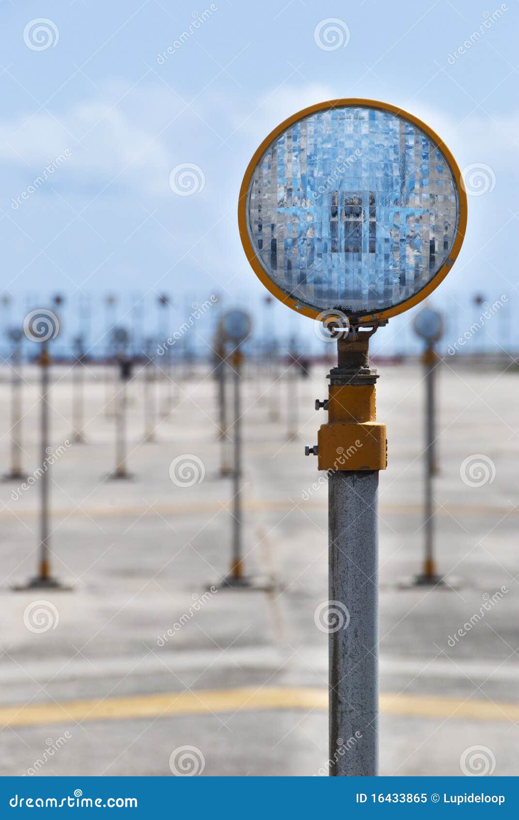 Runway Approch Light stock image. Image of industry, approach - 16433865
