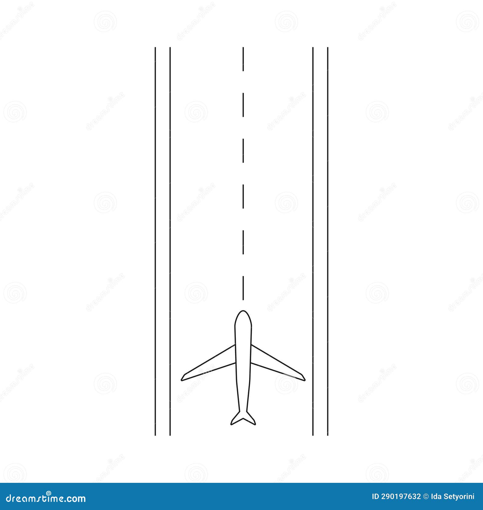Runway icon vector stock illustration. Illustration of controller ...