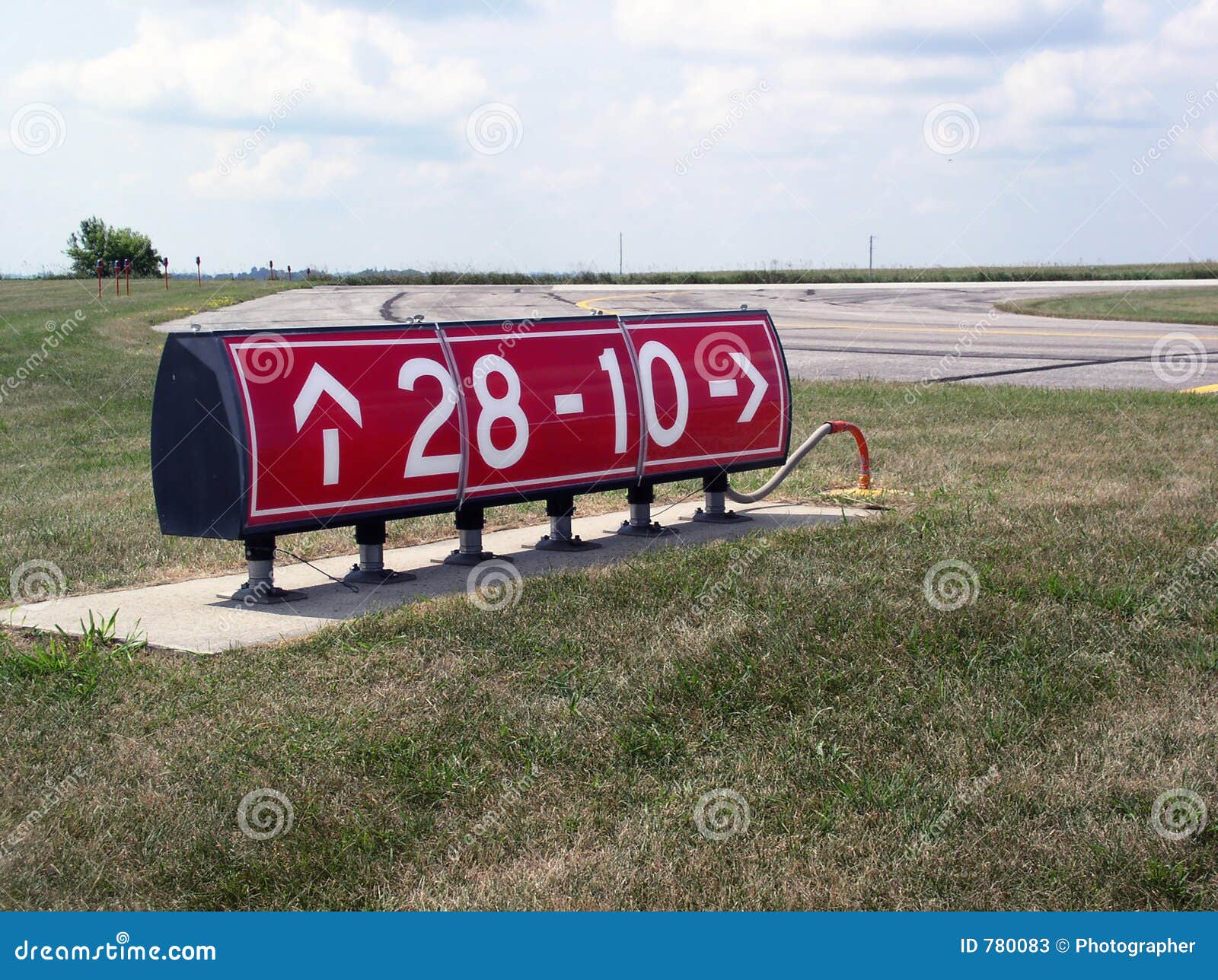 Runway Sign stock image. Image of directions, tarmac, ground - 780083