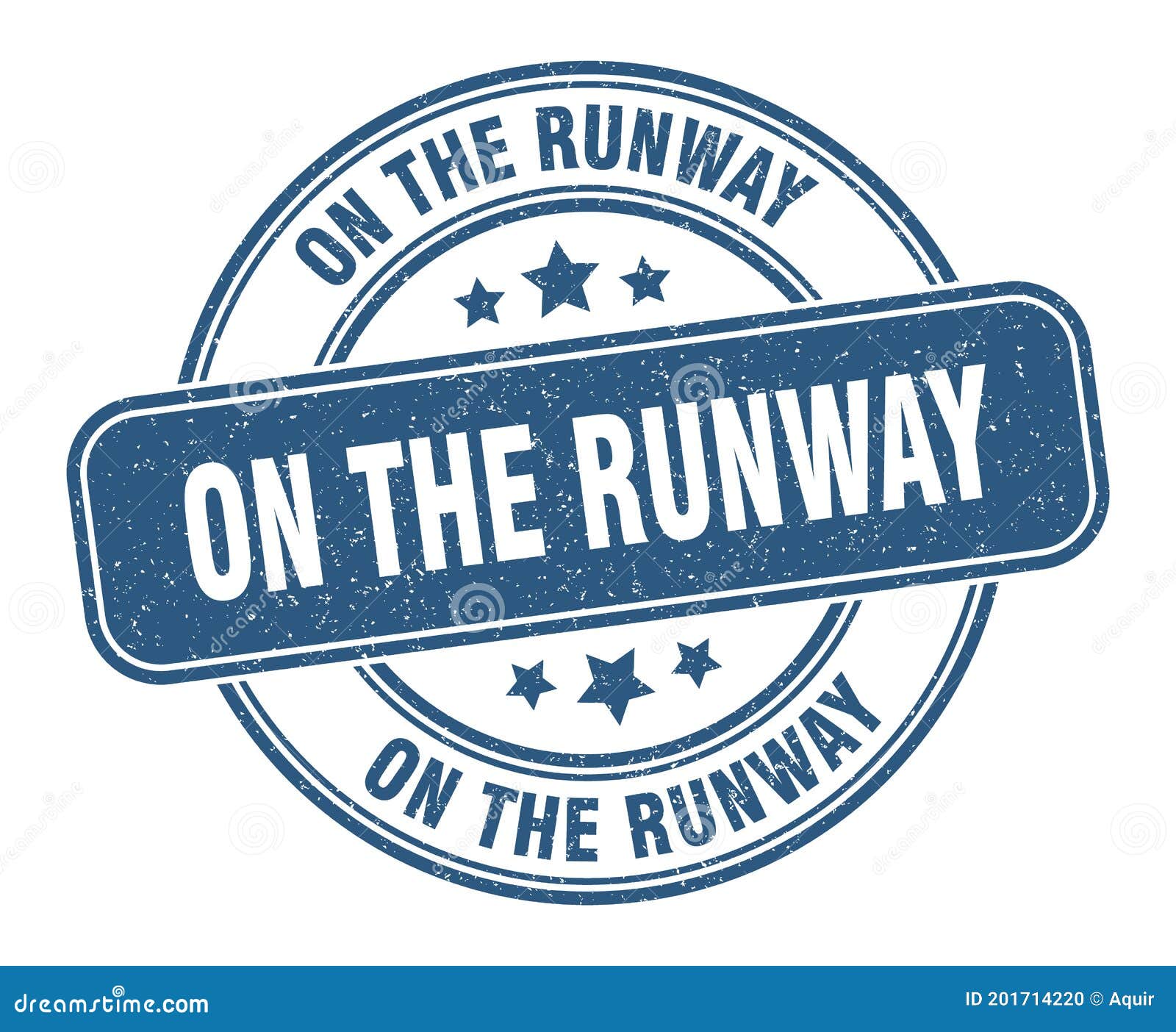 On the Runway Stamp. on the Runway Round Grunge Sign Stock Vector ...