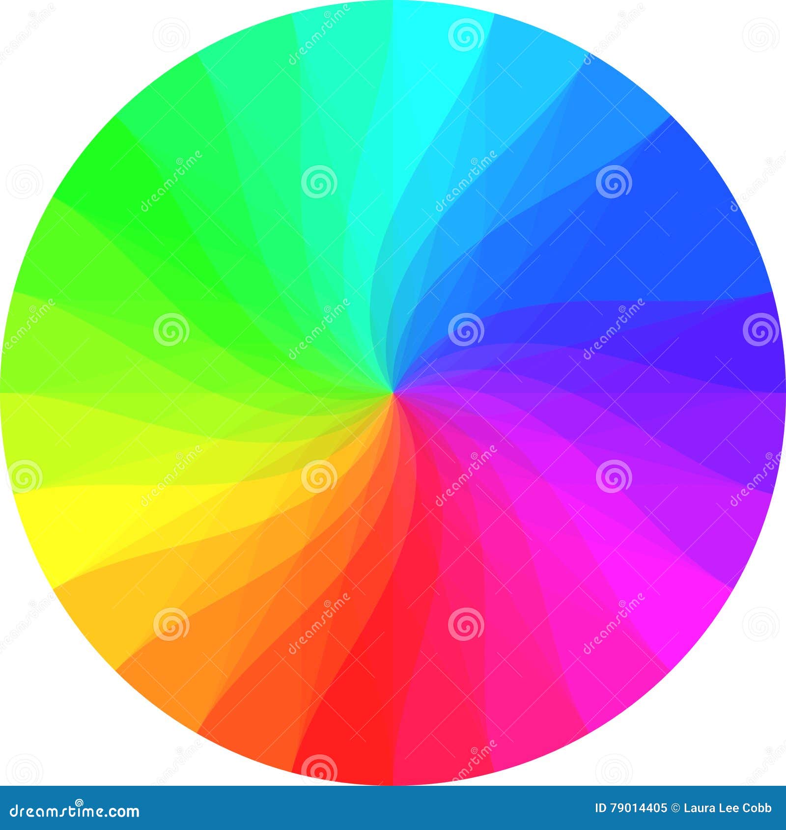 Ruota Di Colore Dell'arcobaleno Illustrazione di Stock - Illustrazione ...
