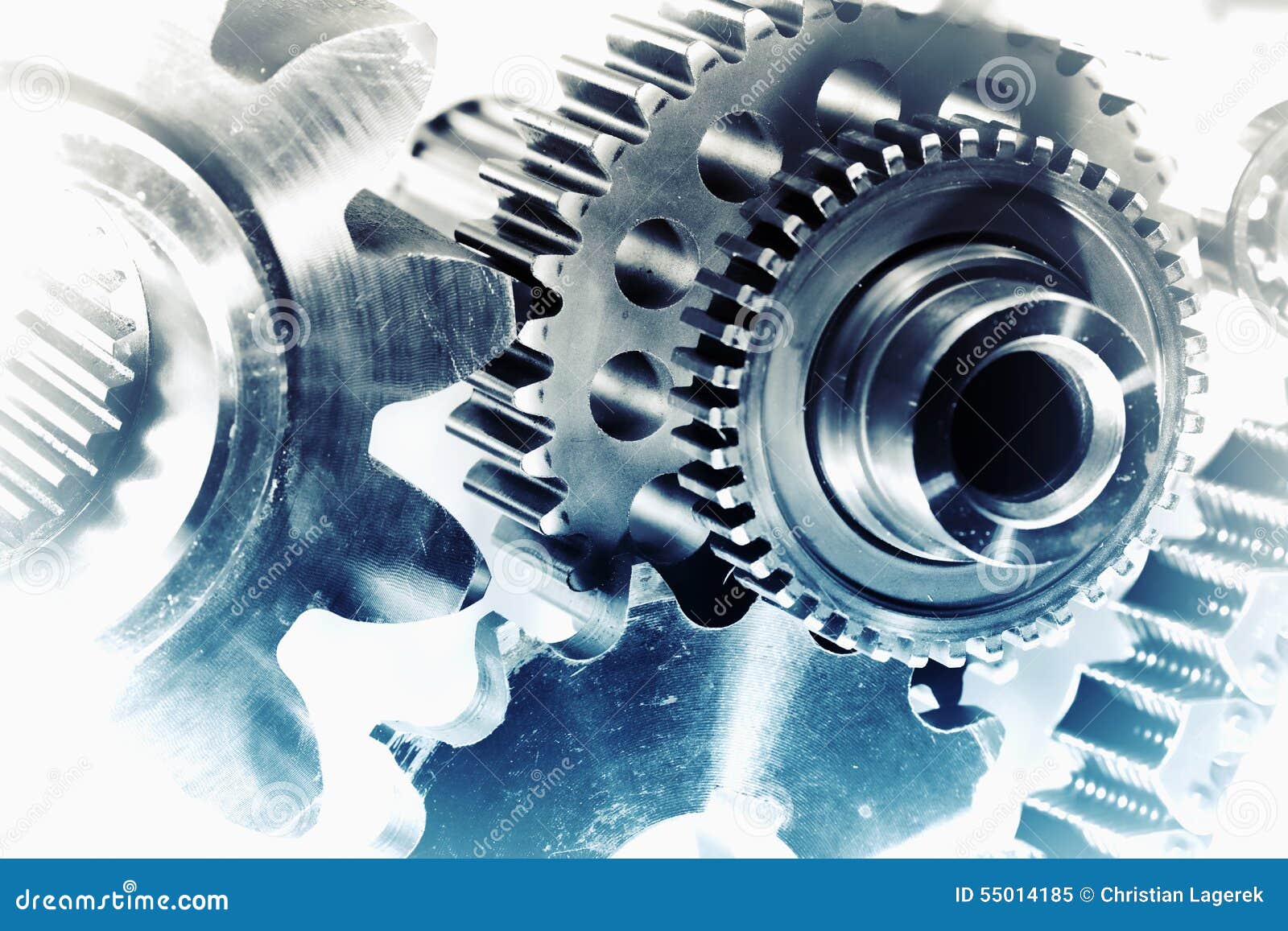 Ruote Dentate Ed Ingranaggi Nel Concetto D'annata Immagine Stock ...