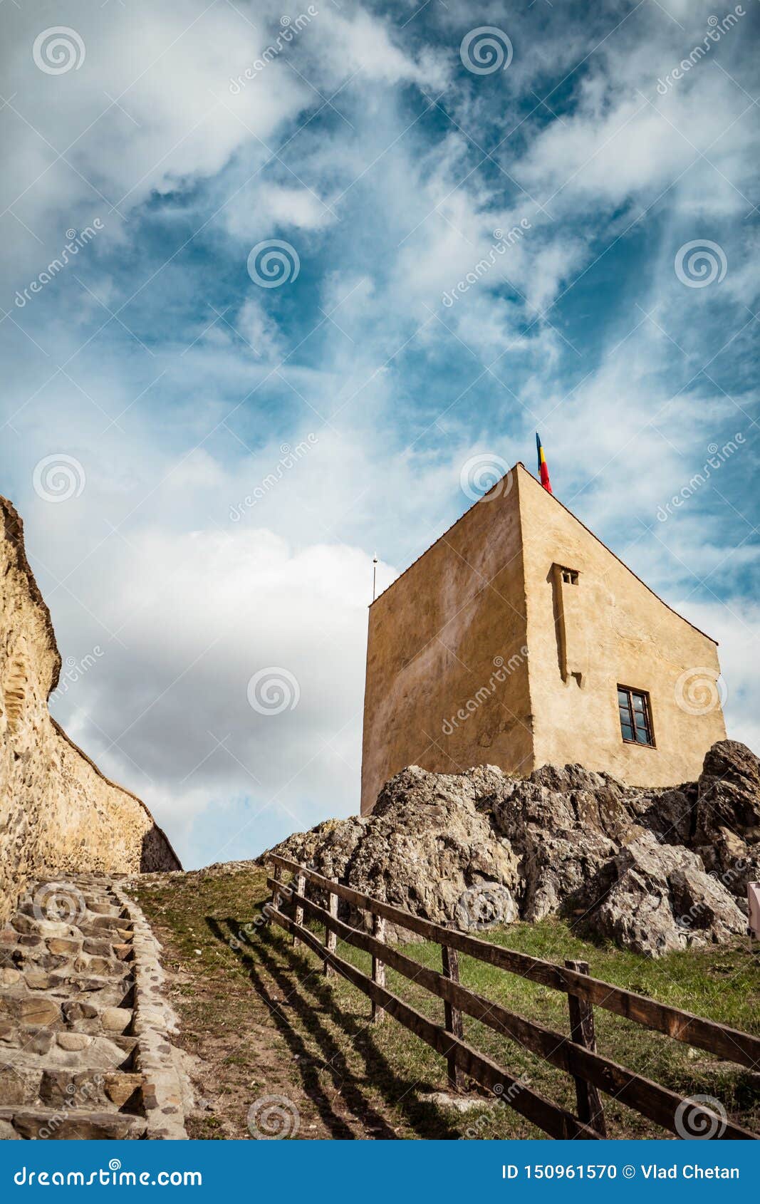 Rupea Citadel Located in Romania Editorial Image - Image of landscapes ...
