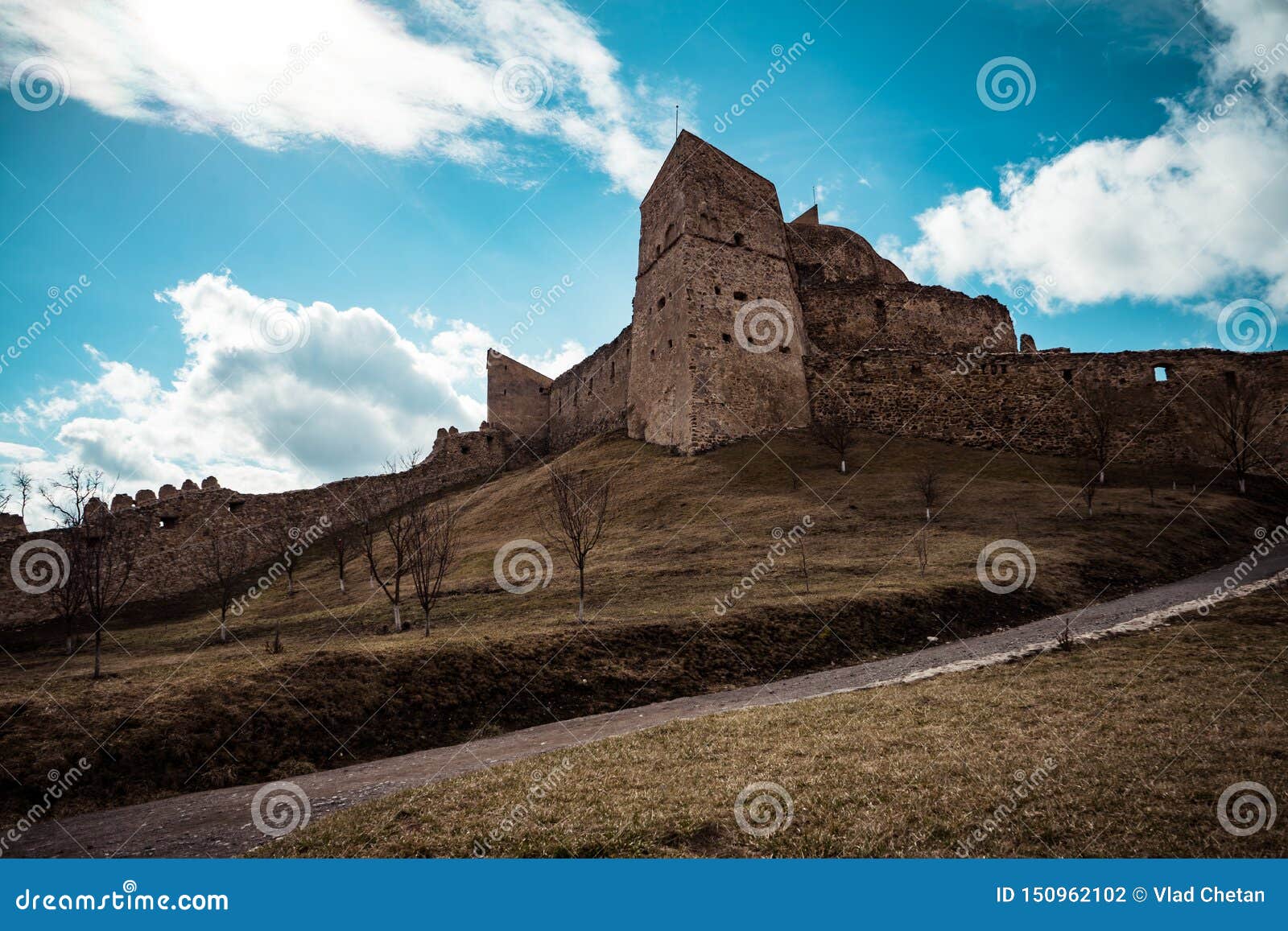 Rupea Citadel Located in Romania Editorial Photography - Image of ...
