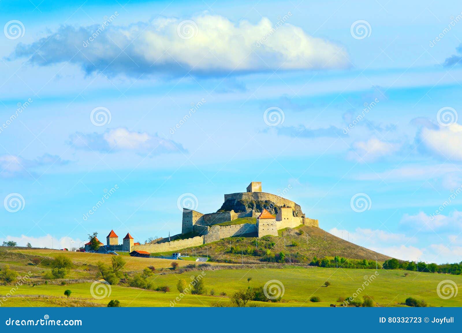 Rupea citadel, Romania stock image. Image of county, famous - 80332723