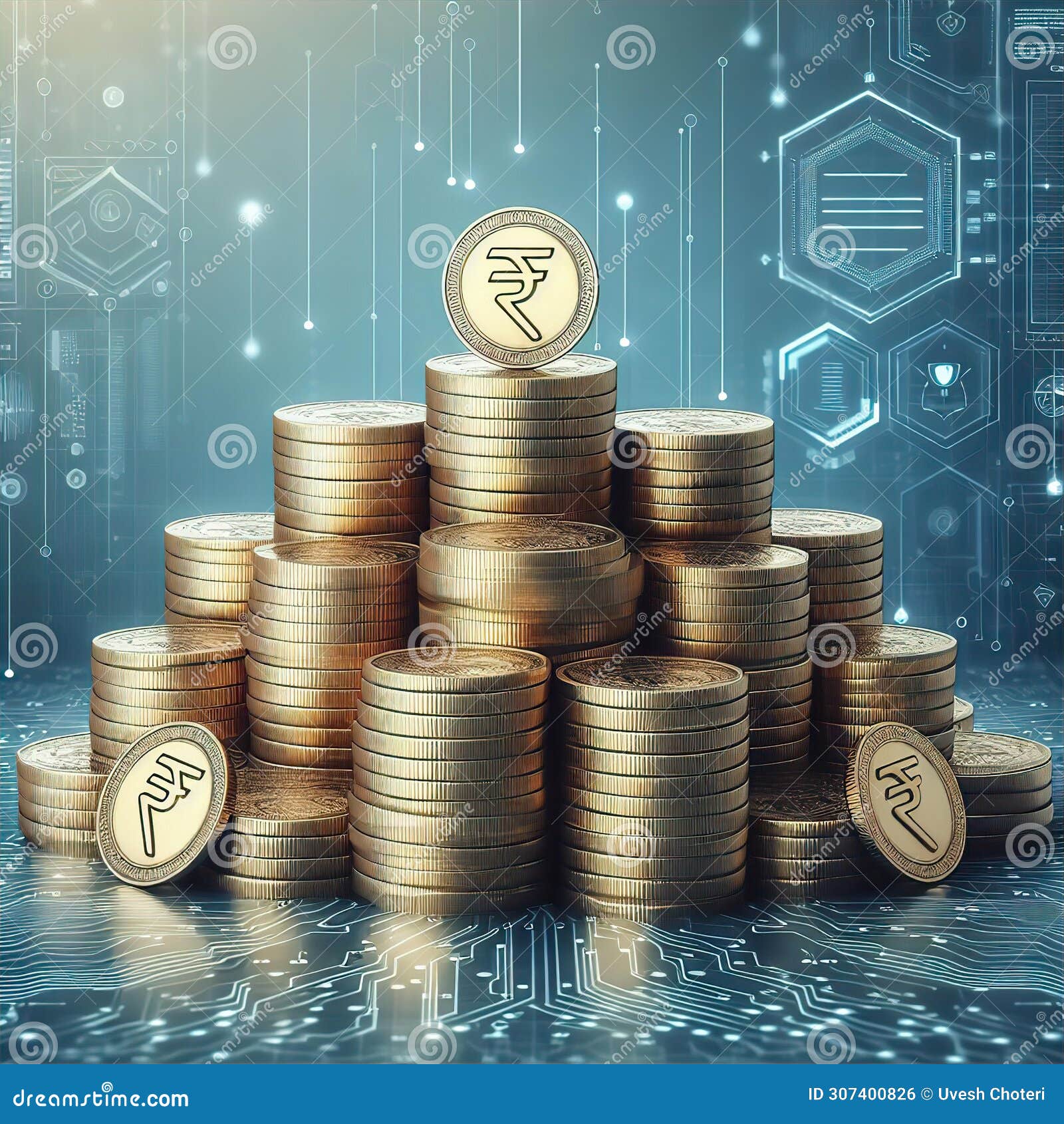 Rupee Currency Wealth Background High Resolution Image Stock Photo ...