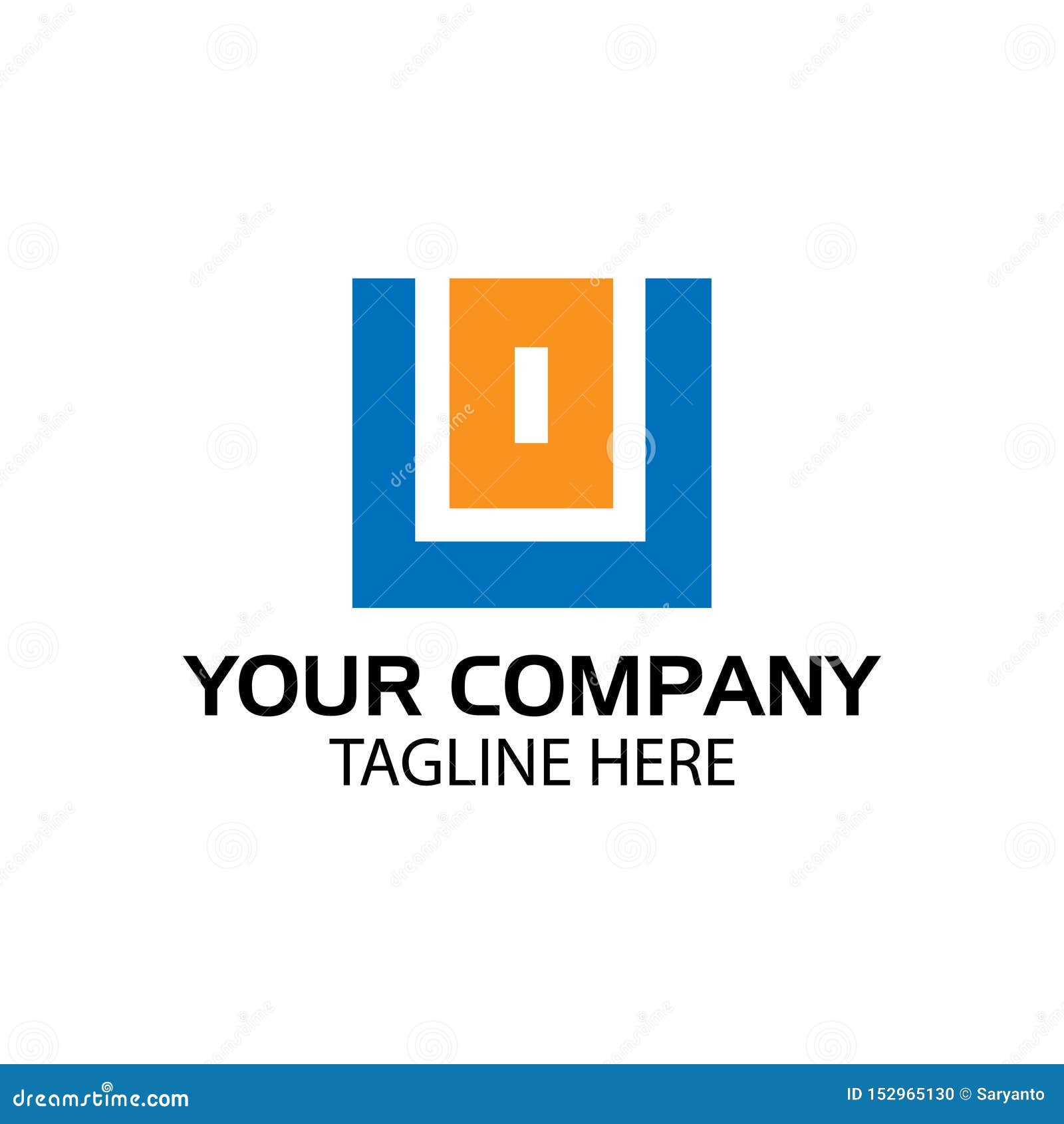 UO Logo Template, UO Letter, Flat Design. Vector Stock Vector ...