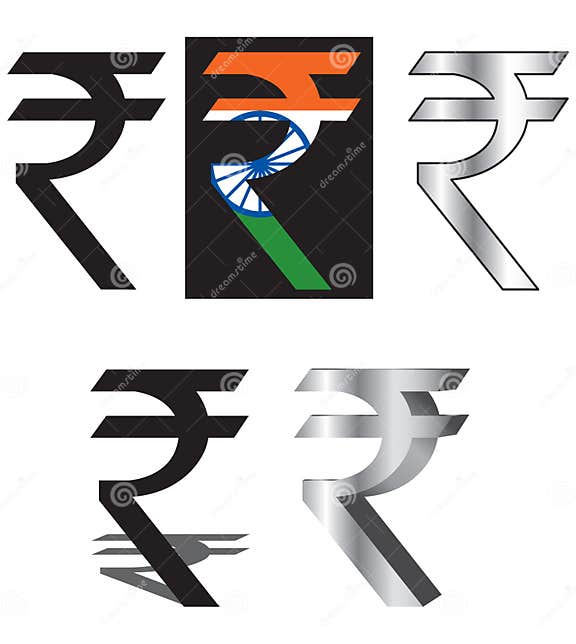 Rupee logo stock vector. Illustration of money, indian - 16399540