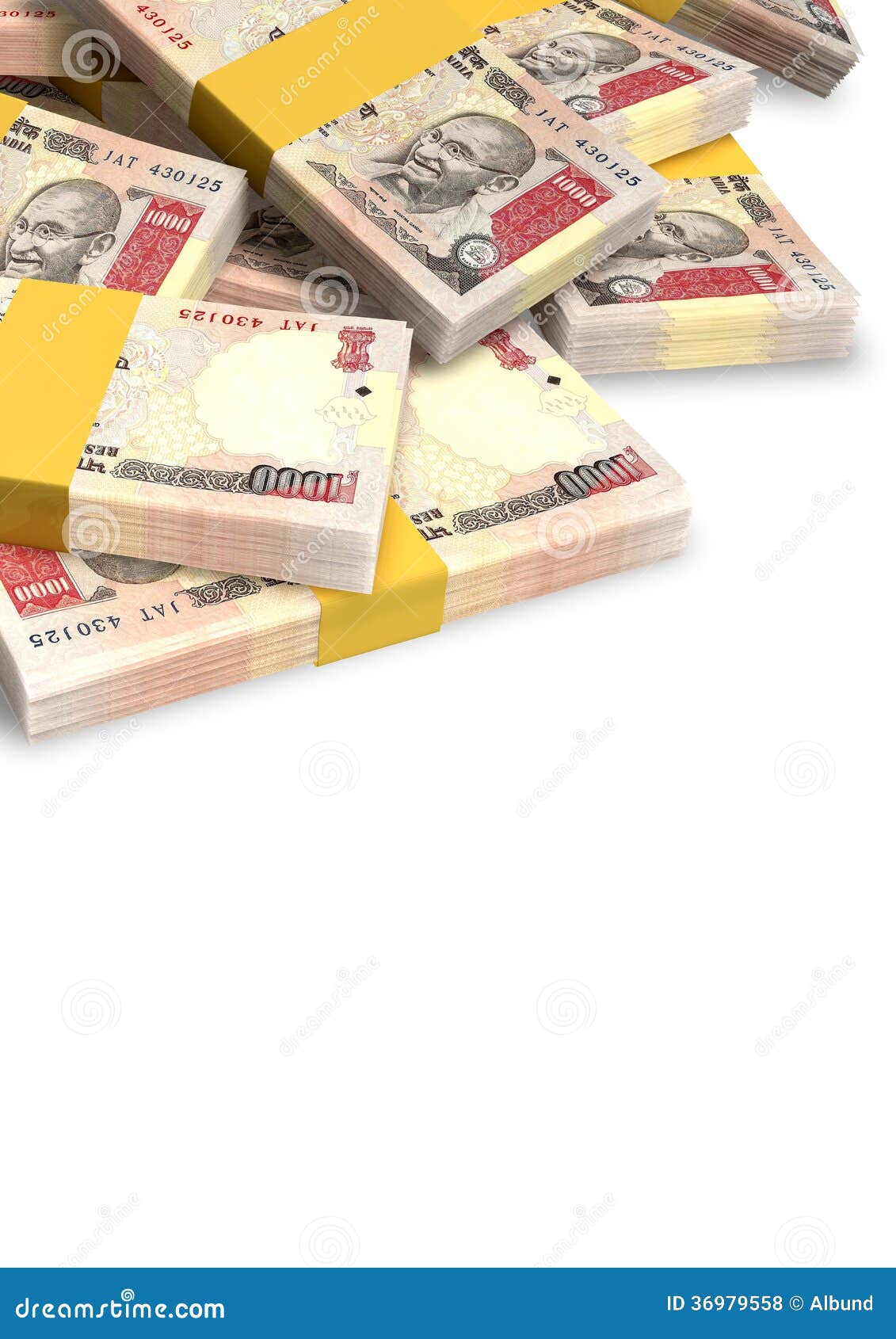 Rupee Notes Scattered Pile stock illustration. Illustration of wealth ...