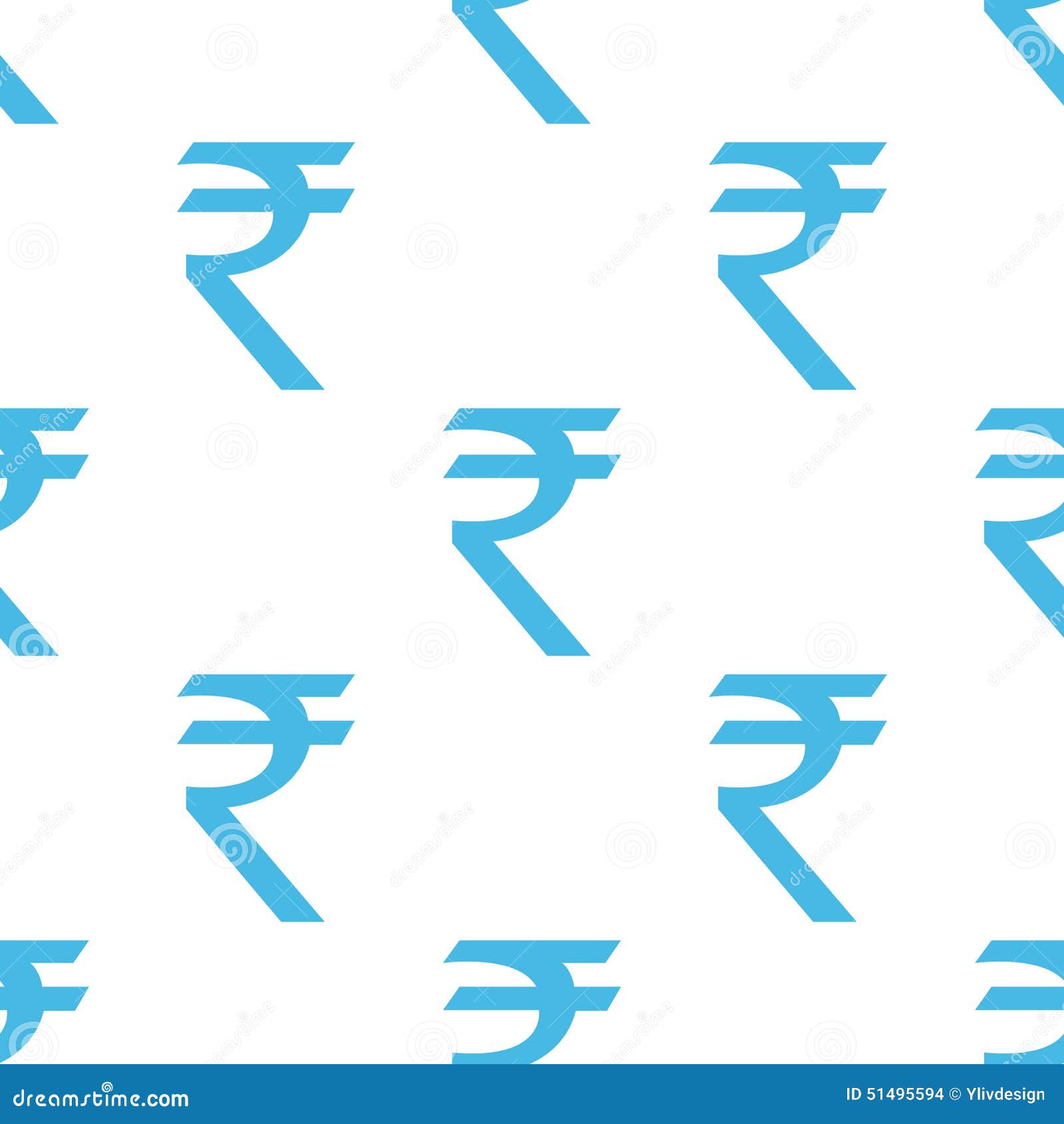 Rupee seamless pattern stock vector. Illustration of blog - 51495594