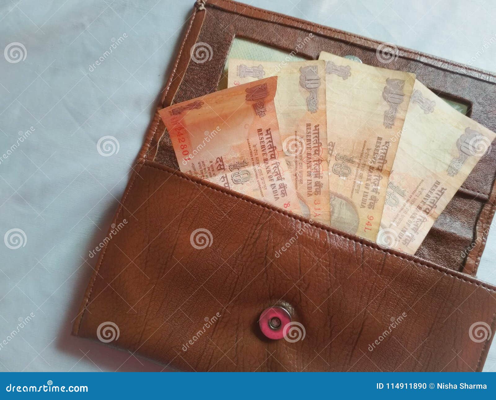 Indian currency stock photo. Image of close, wallet - 114911890