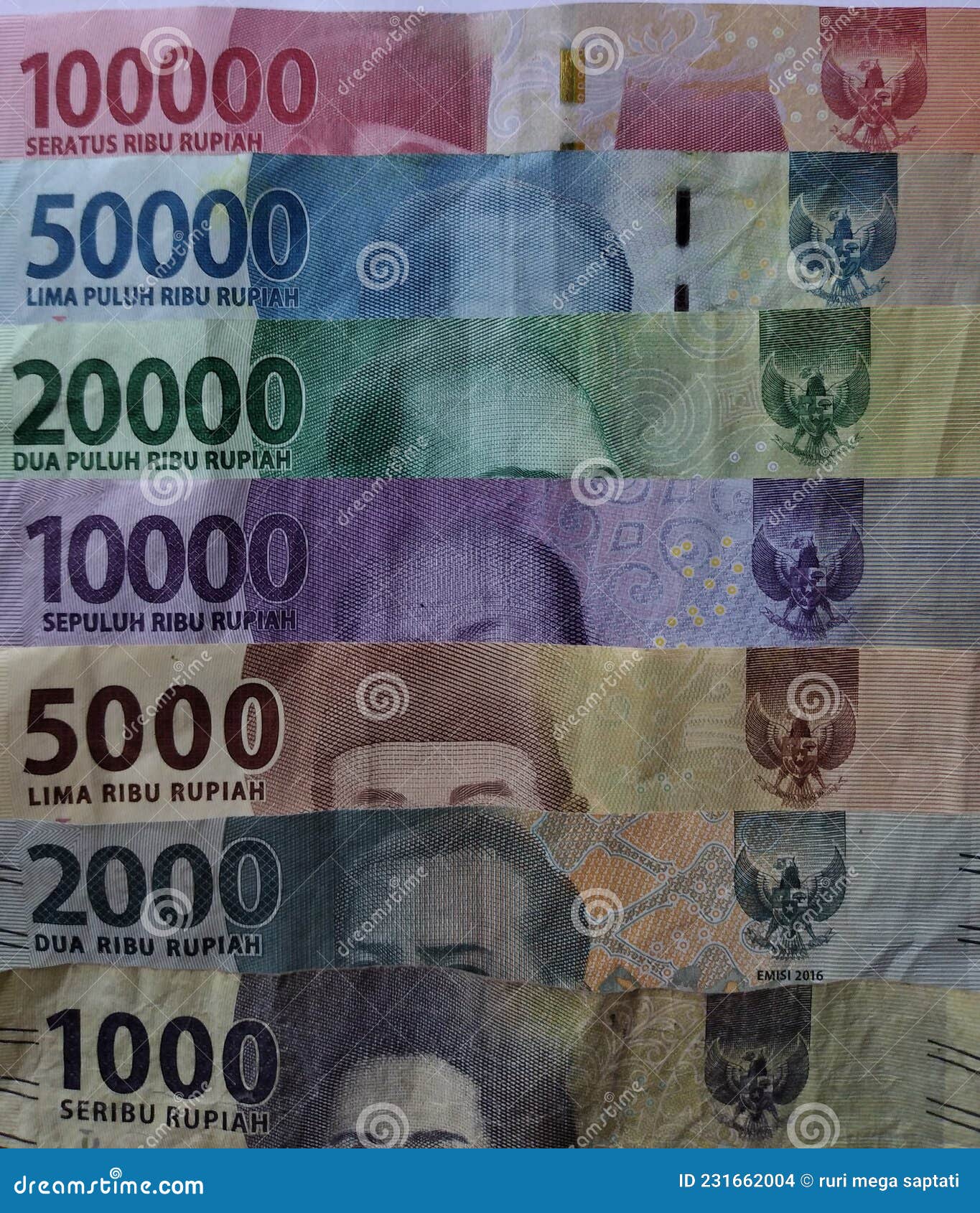 Rupiah is the Currency of Indonesia Stock Photo - Image of currency ...